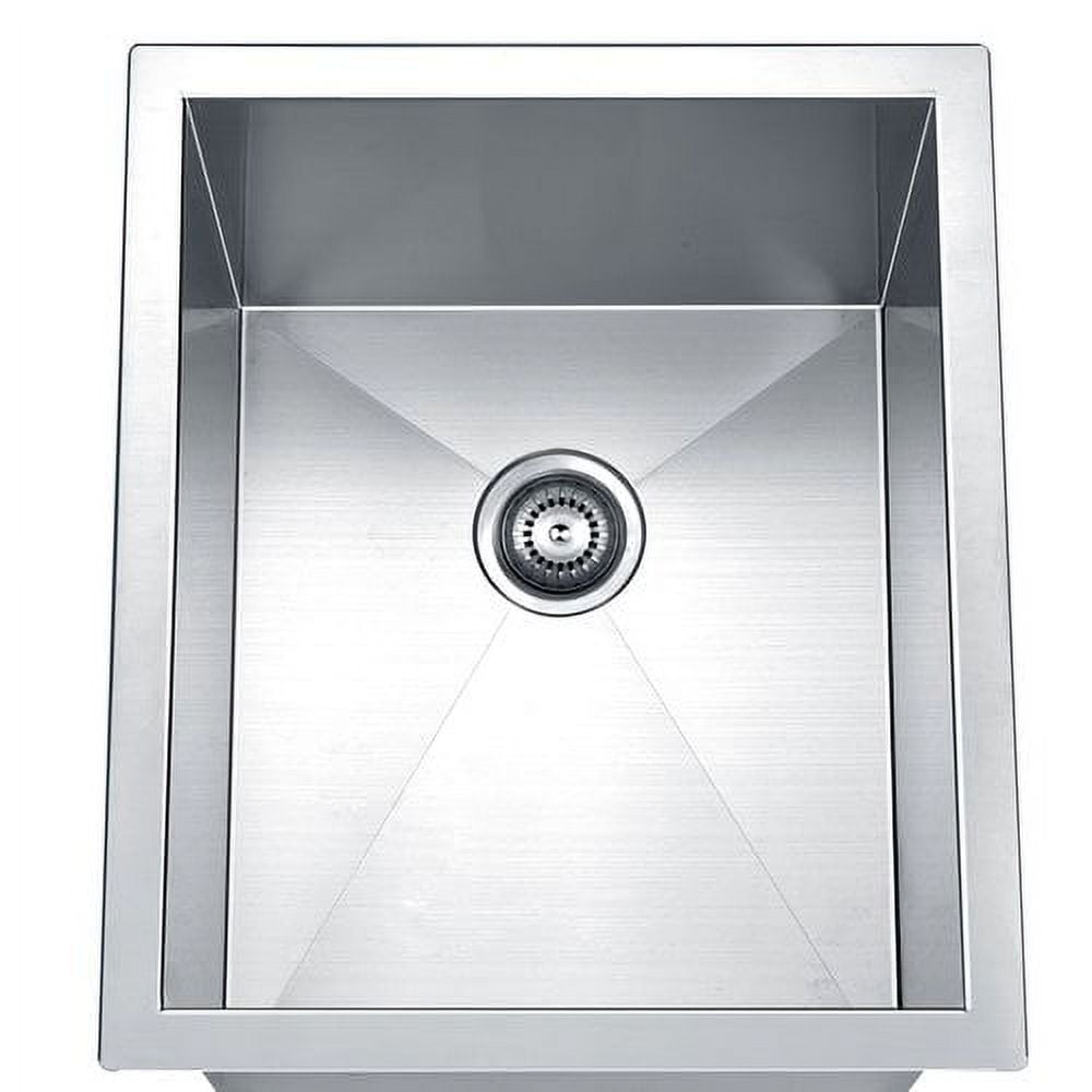 Dawn Undermount Square Corner Single Bowl Bar Sink - Walmart.com