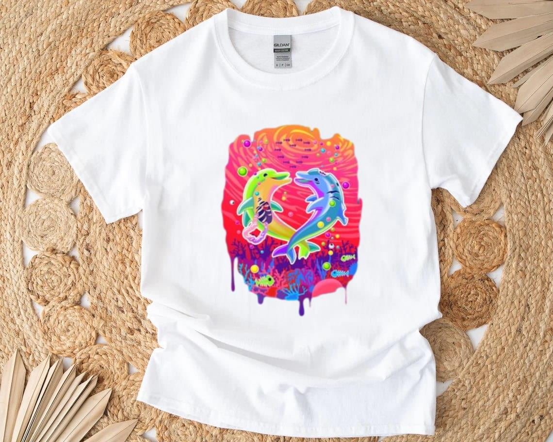 Dawn of the Dolphins Bold Ocean Team Mascot Graphic Tee, for men ...