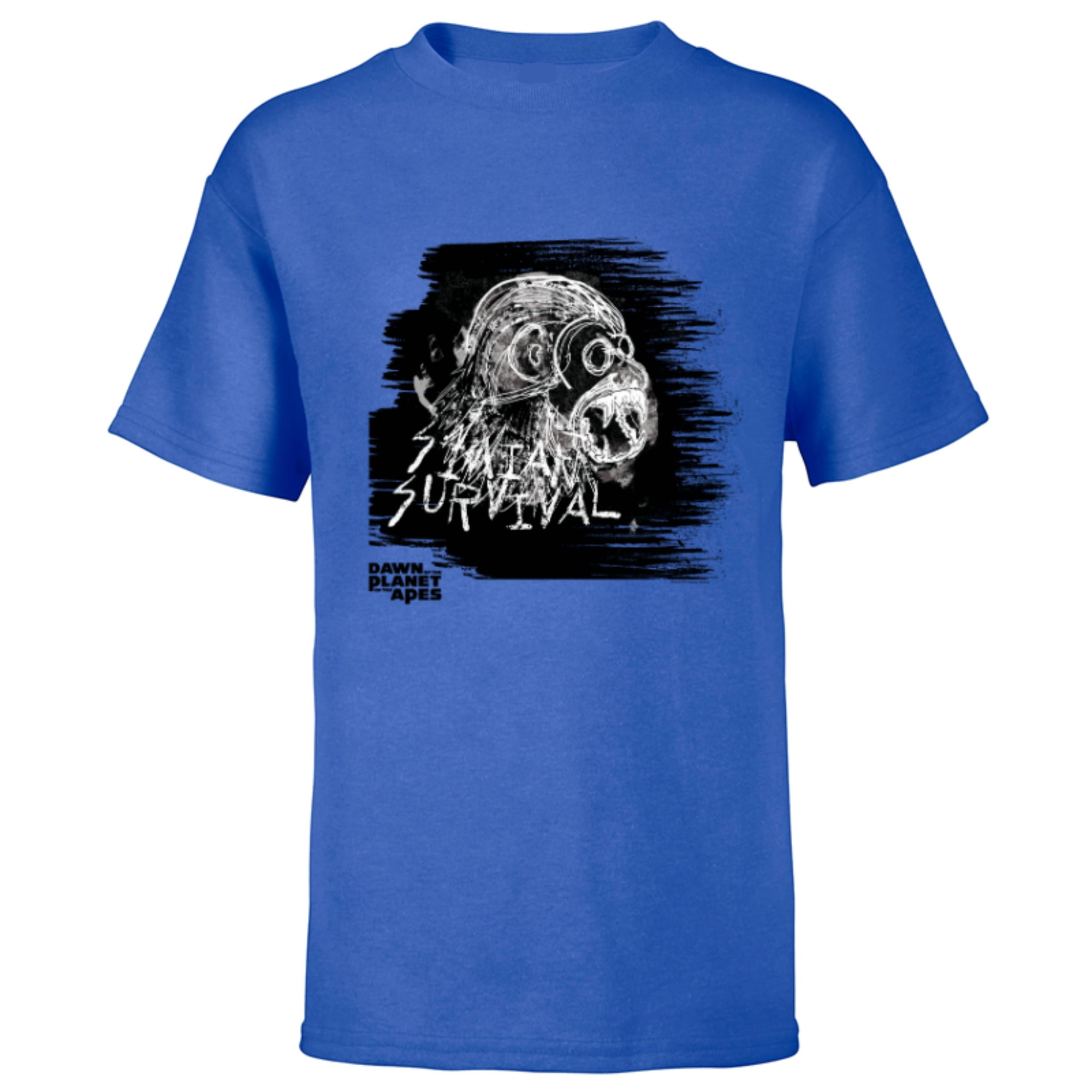 Dawn of the Planet of the Apes Scratch Art Simian Survival - Short ...