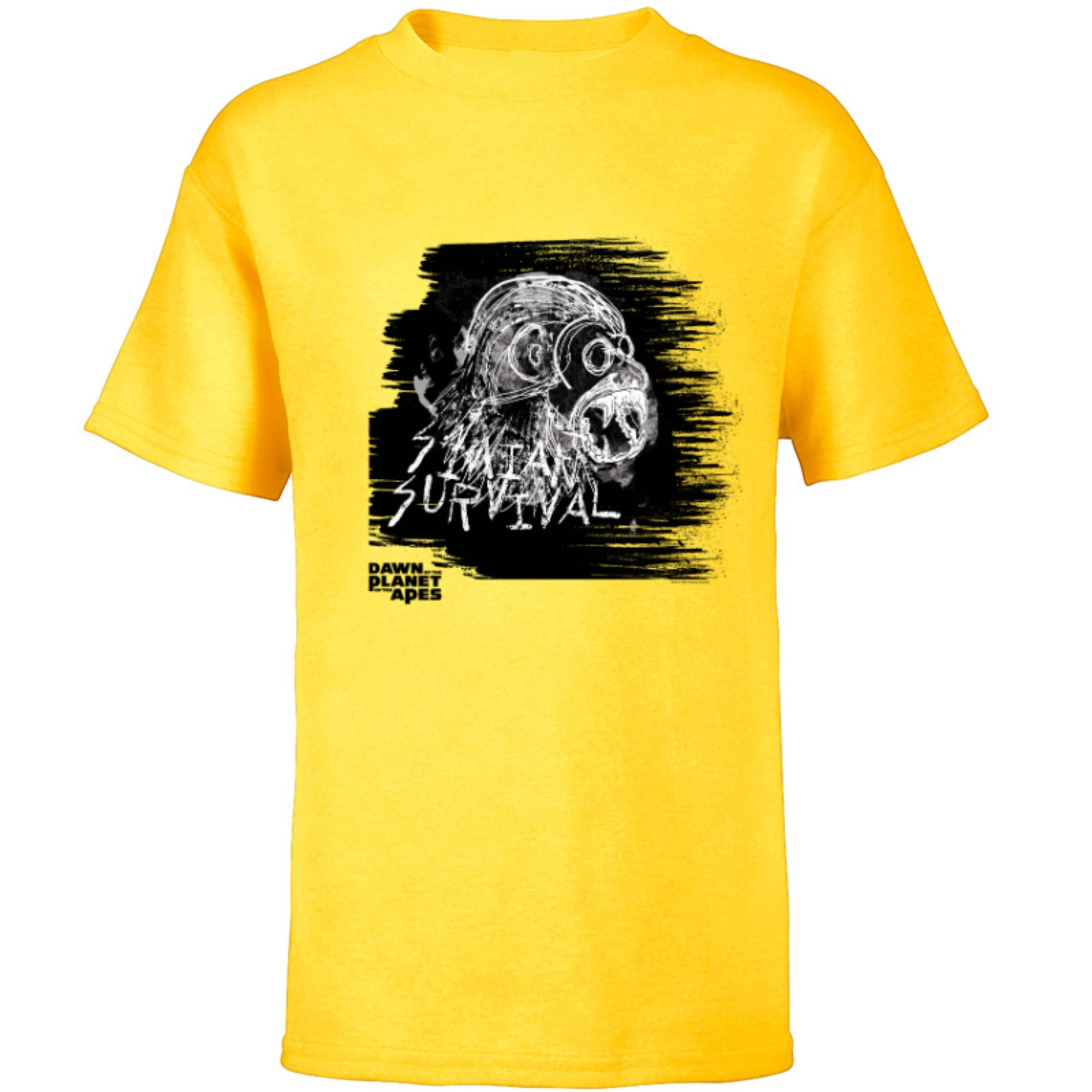 Dawn of the Planet of the Apes Scratch Art Simian Survival - Short ...