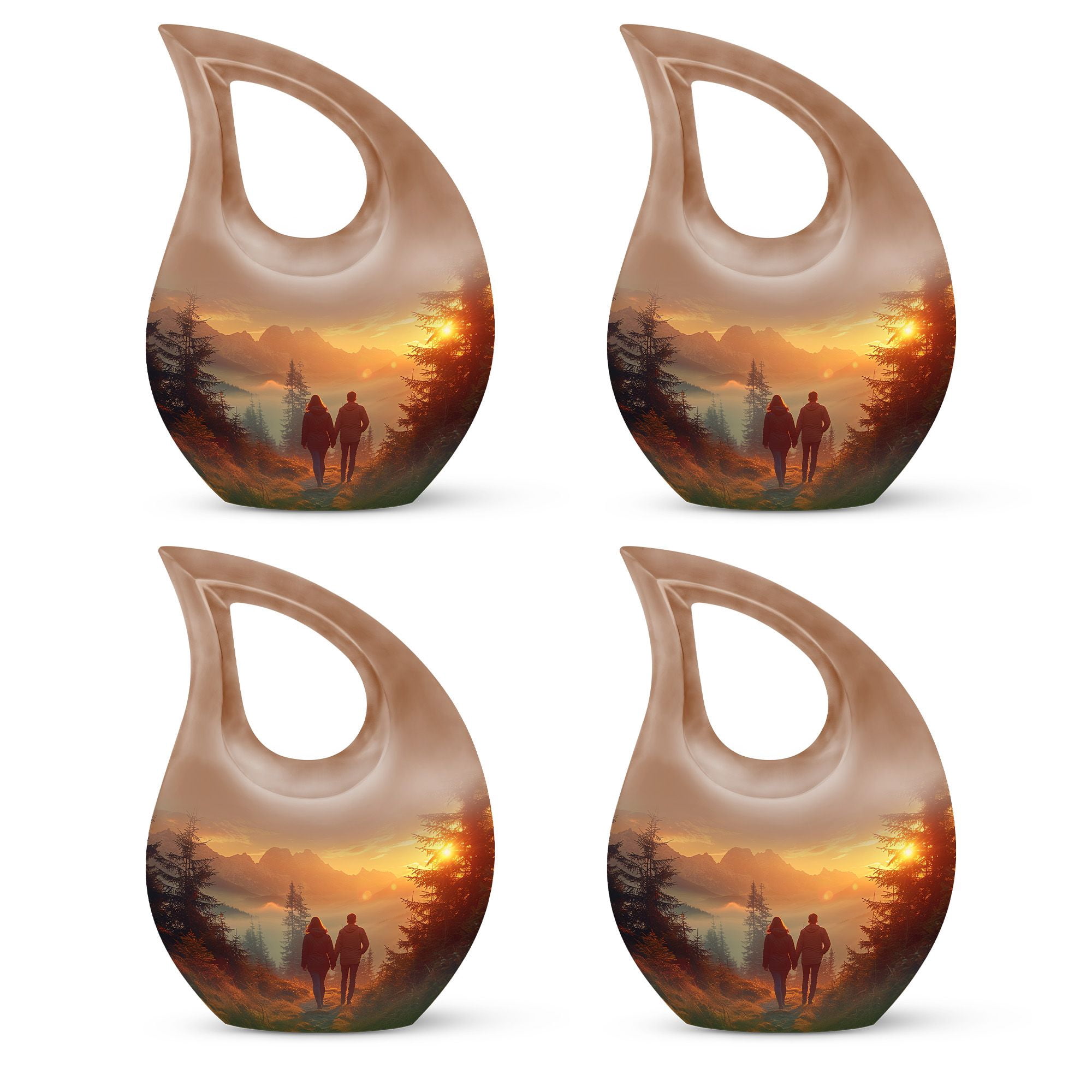 Dawn's Gentle Embrace Urn - Human Remains Urns - Urns For Human Ashes ...