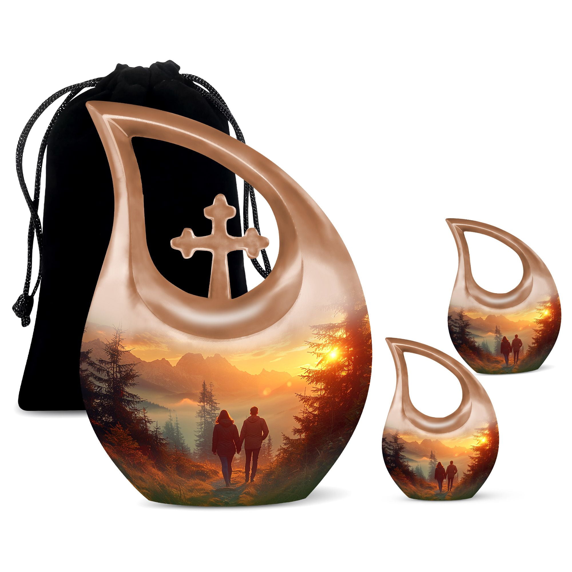 Dawn's Gentle Embrace Urn - Urns Human Ashes - Urn For Ashes Adult Male ...