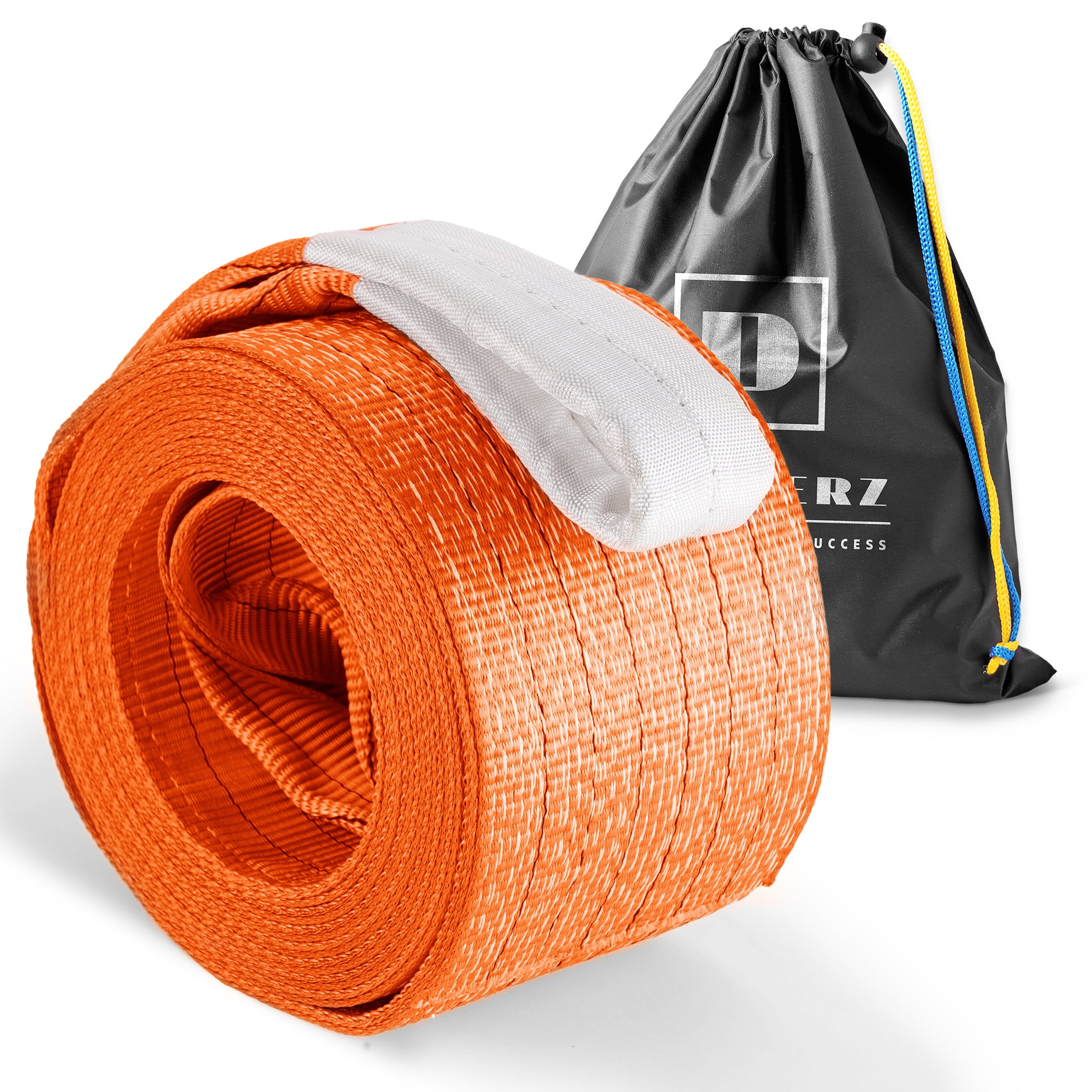 Dawnerz Tow Strap Heavy Duty 200000lbs 30ft - Recovery Tow Rope 100 US ...