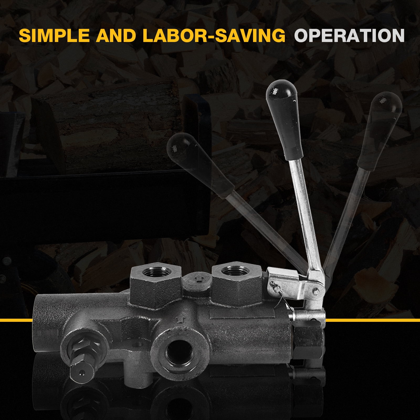 Dawot Hydraulic Directional Control Valve, 1 Spool 21GPM Hydraulic ...