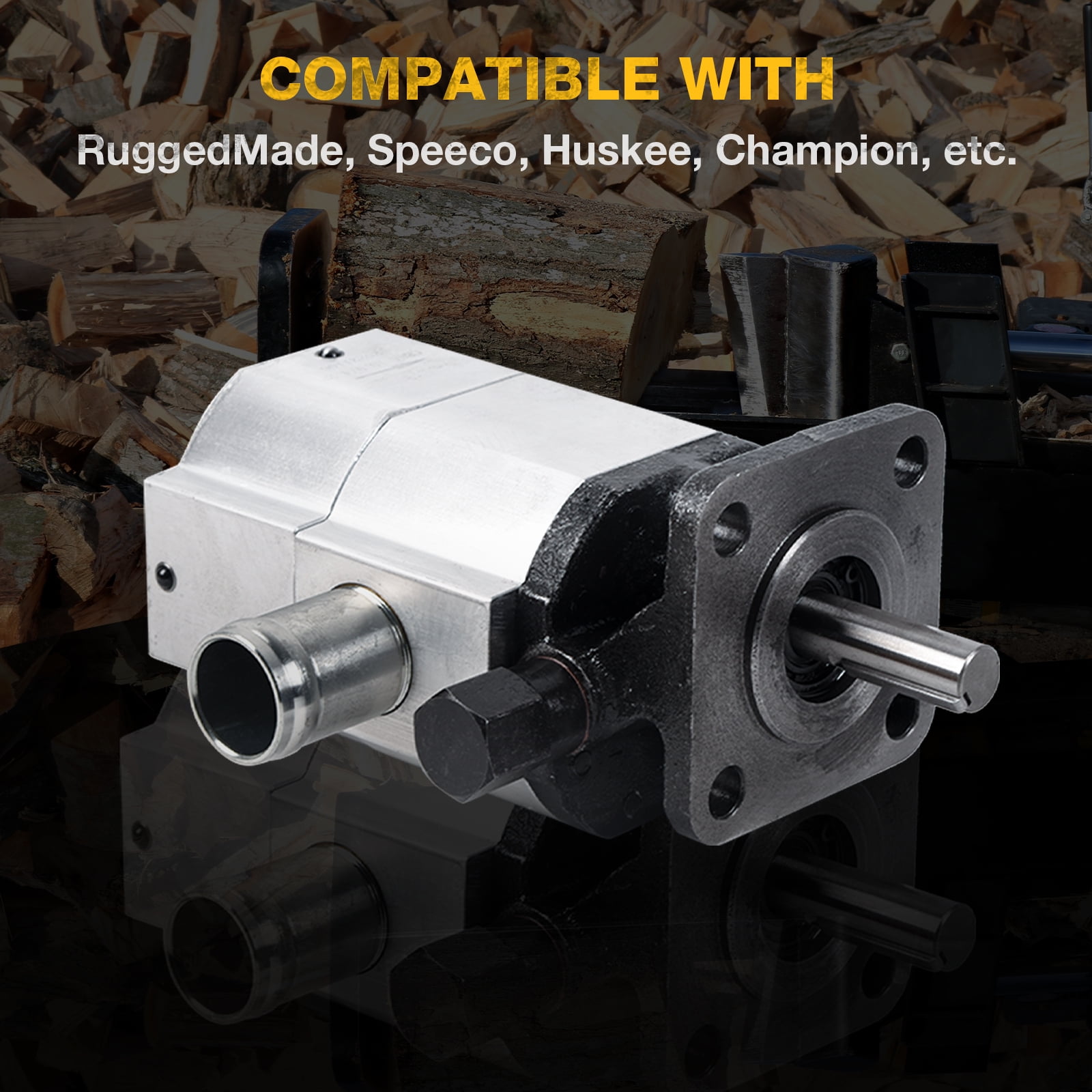 Dawot Hydraulic Pump 16 GPM Hydraulic Wood Log Splitter Pump 2 Stage ...