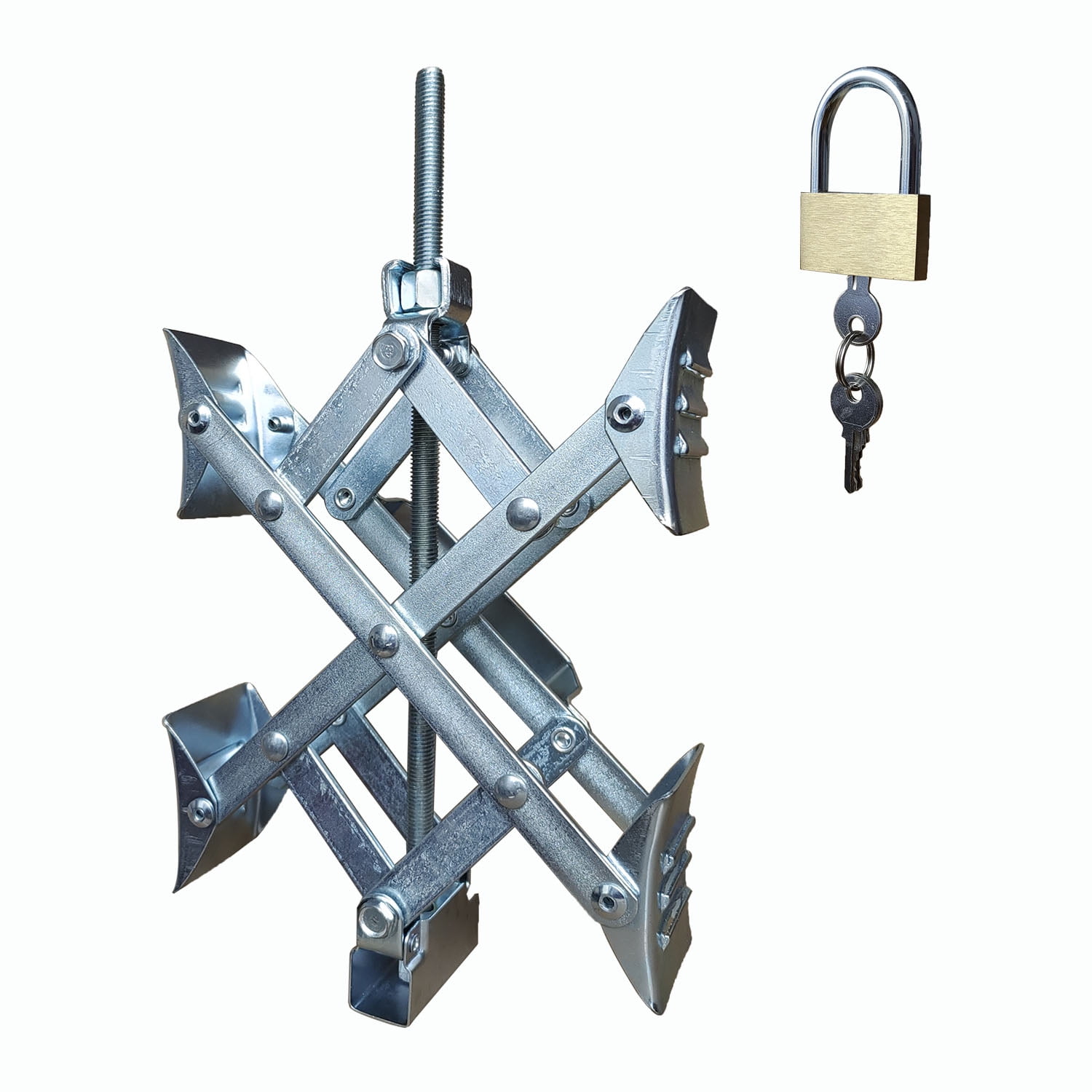 Dawot Wheel Stabilizer, RV Tire Stabilizers X-Shaped Wheel Chock ...