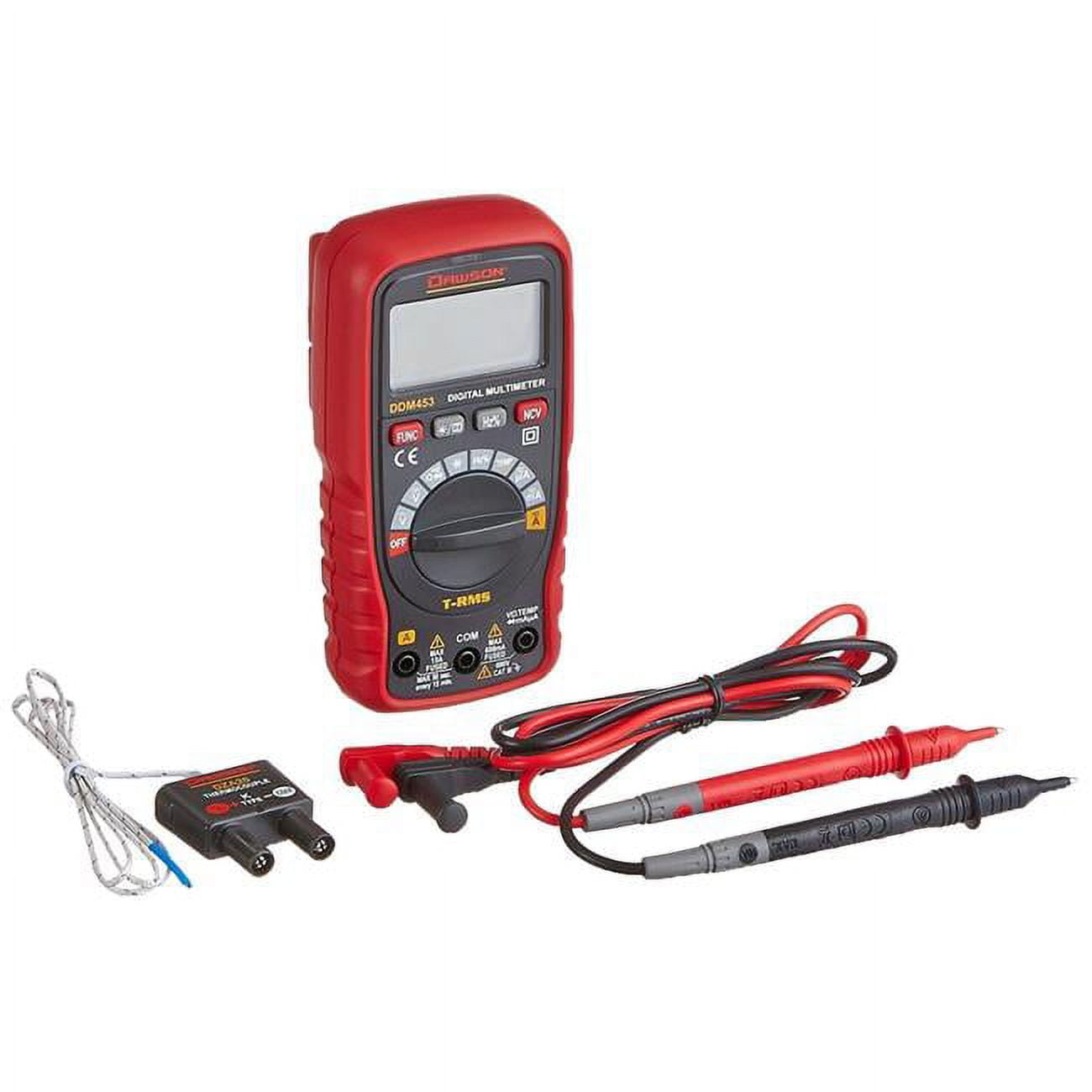 Dawson DDM453 TRMS Compact Auto-Range Digital Multimeter - Walmart.com