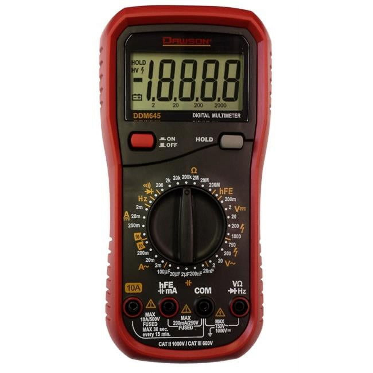 Dawson Tools DDM645 Digital Multimeter - Walmart.com