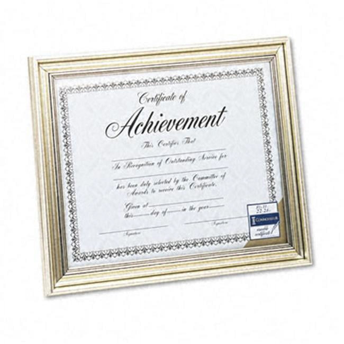 Dax Antique Colored Document Frame with Certificate Metal 8-1/2 x 11 ...