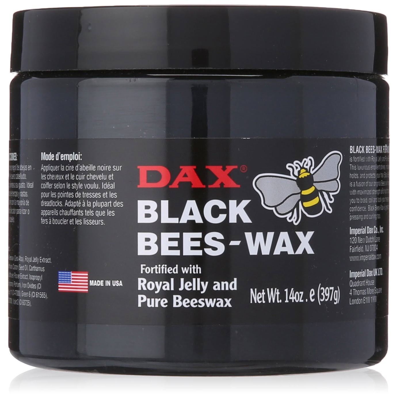 Dax Black Bees Wax With Royal Jelly 14 Oz Jar,Pack of 3 - Walmart.com