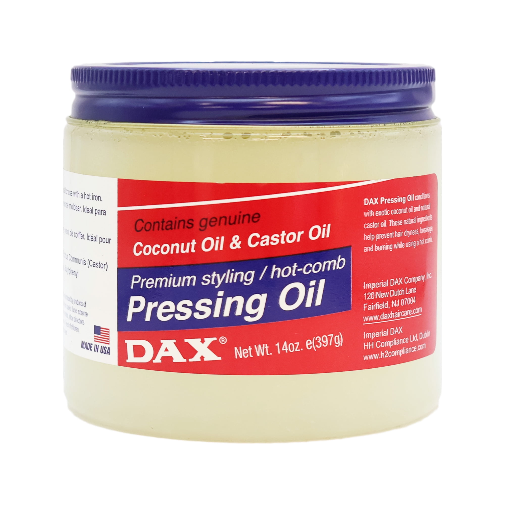 Dax Premium styling/ Hot-comb Pressing Oil 14 Oz, Pack of 3 - Walmart.com
