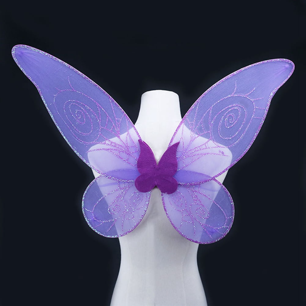 Daxin Kids Girls Fairy Wing Princess Butterfly Costume Wing for Kids ...