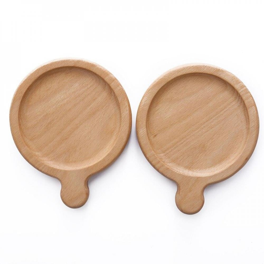 Daxin Wooden Cup Coaster Beech Tea Coaster Potholder Coffee Cup Mat ...