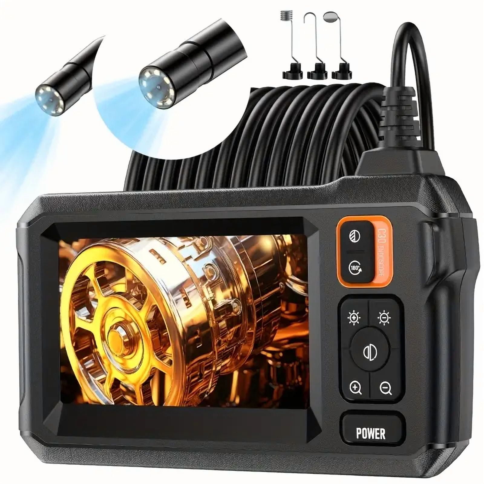 "Daxiongmao 4.3"" LCD Waterproof Endoscope Camera, 1080P HD, Snake ...