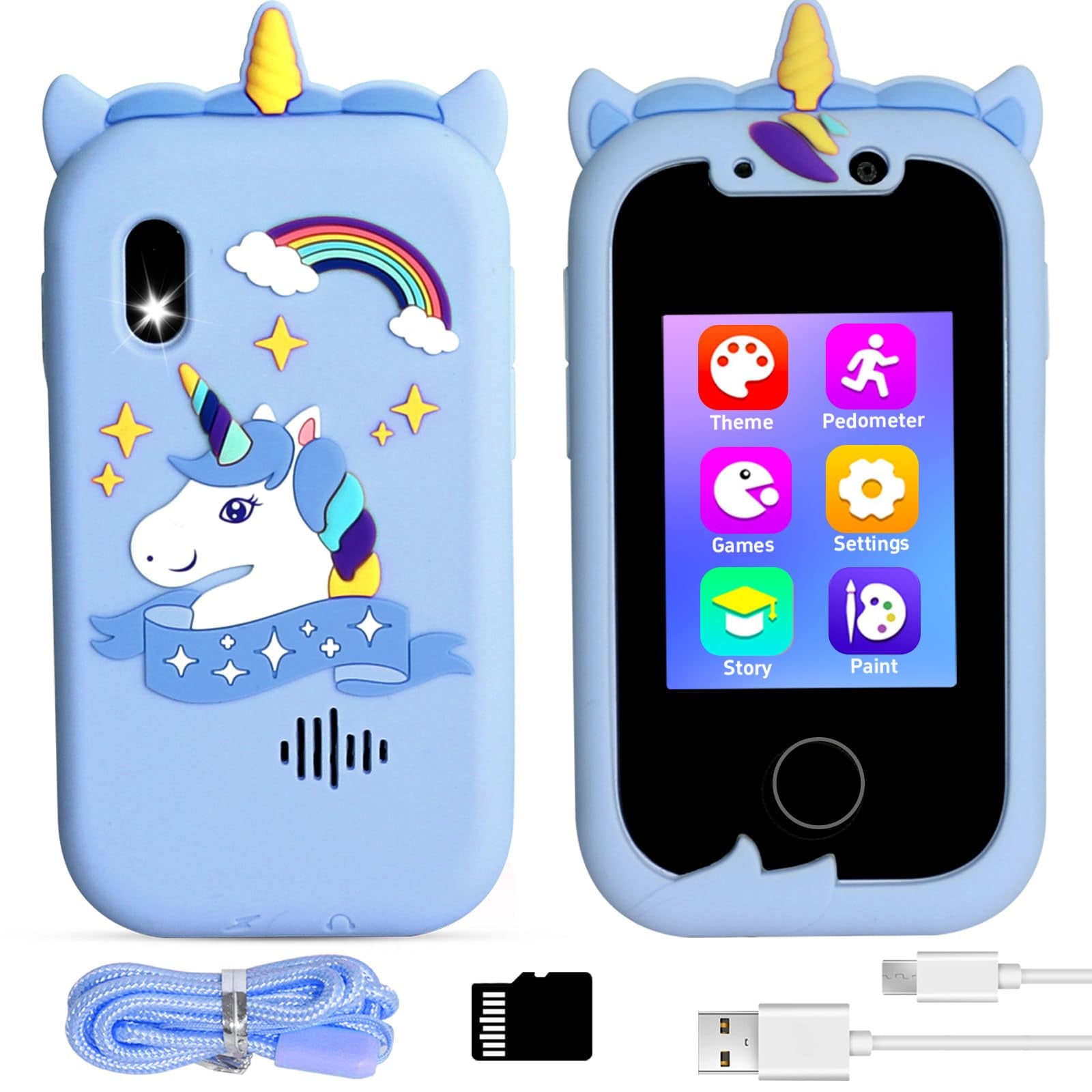 Daxiongmao Kids Smart Phone for 3 -7 Year Old Boys Girls Toys ...