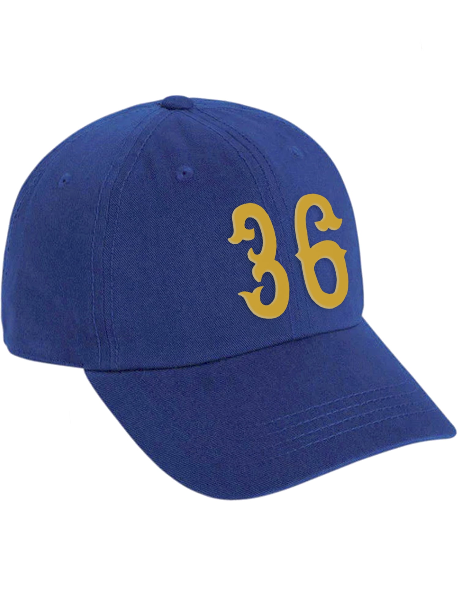 Daxton 3D Vintage Custom Number Low Profile Adjustable Baseball Dad Hat ...