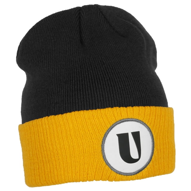 Daxton A to Z Initial Letter Cuffed Hat Beanie Warm Knit Skull Cap ...