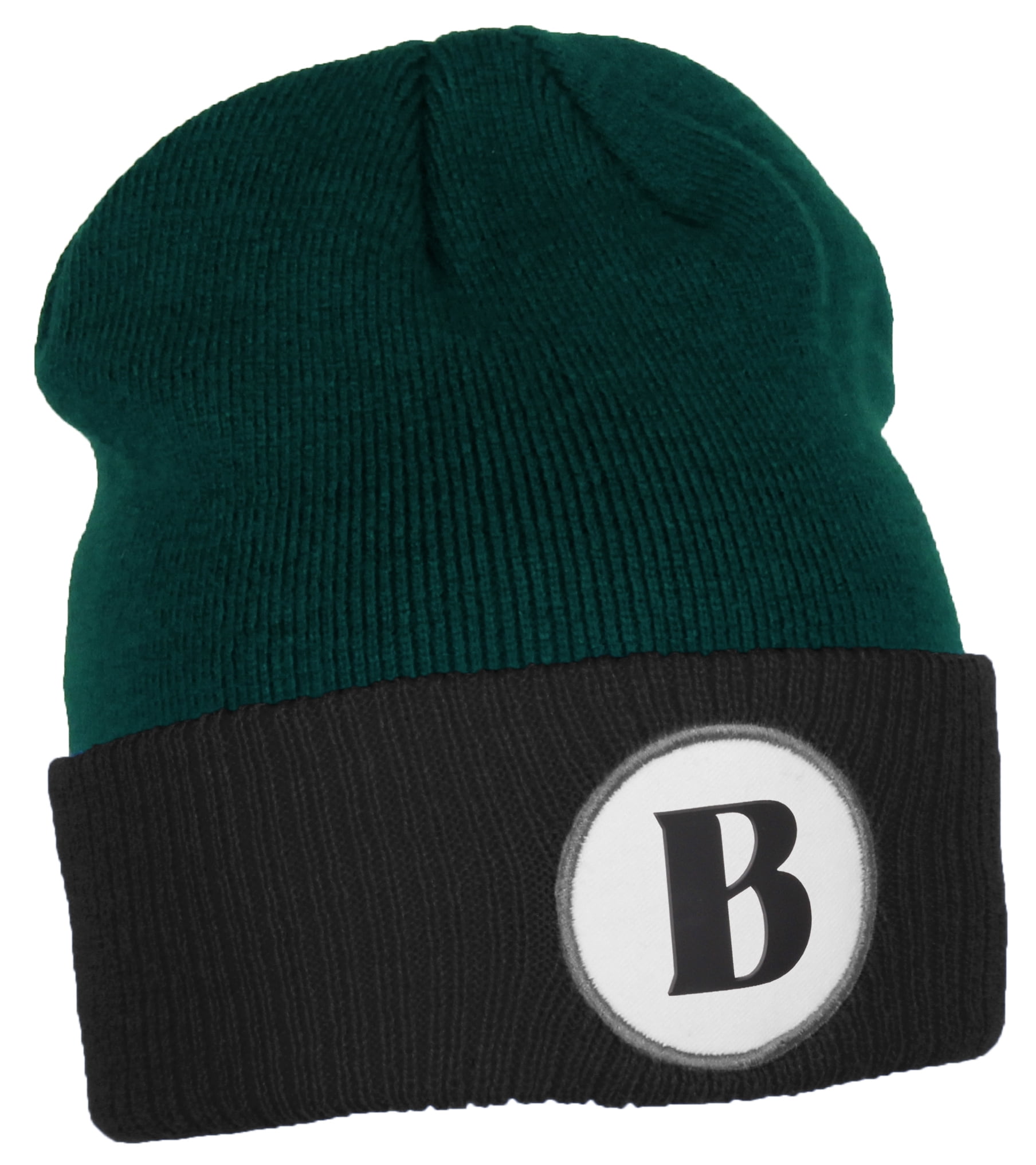 Daxton A to Z Initial Letter Cuffed Hat Beanie Warm Knit Skull Cap ...