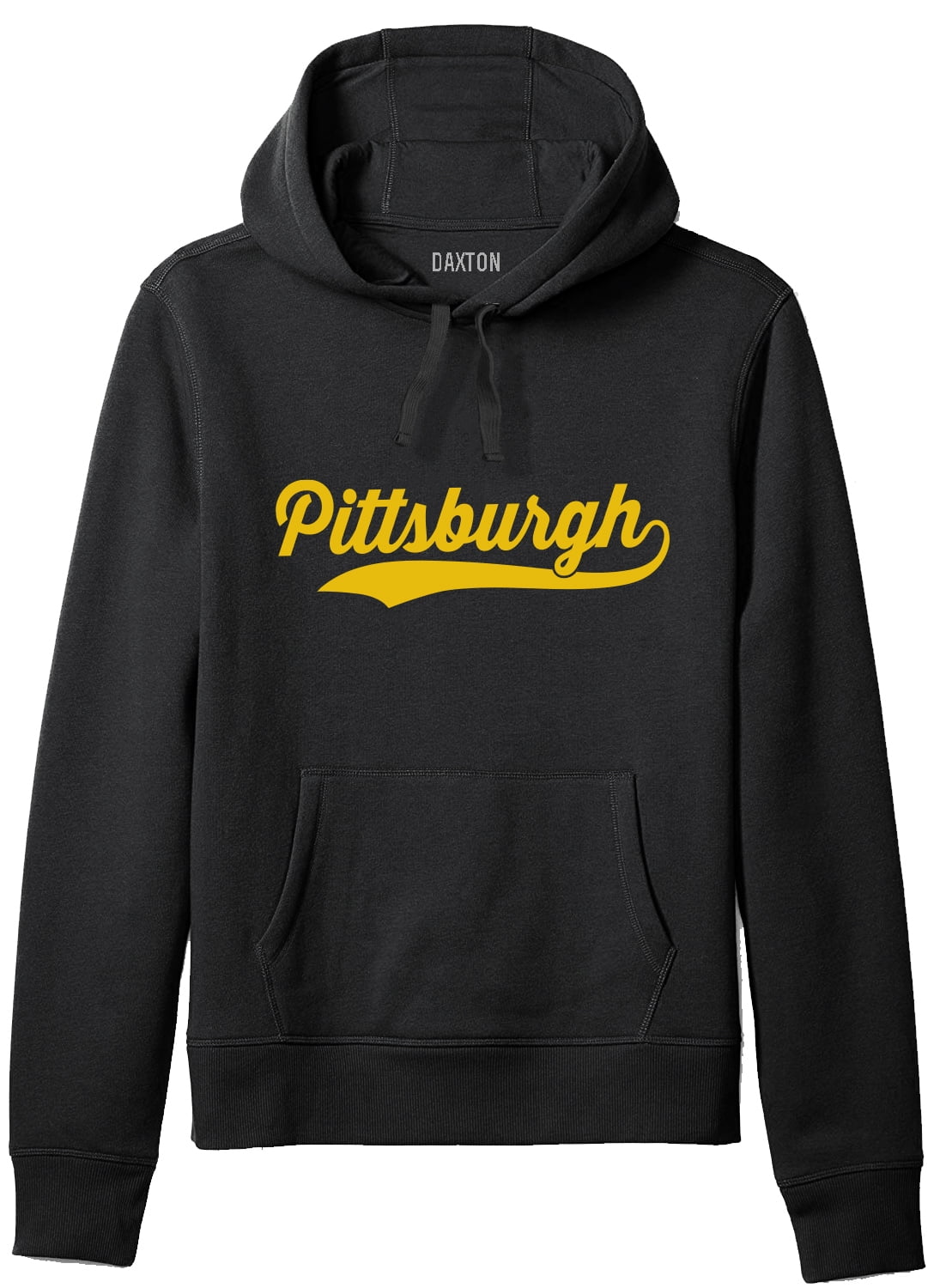 Daxton Adult Unisex Pullover USA Cities State Script Hoodie Fleece ...