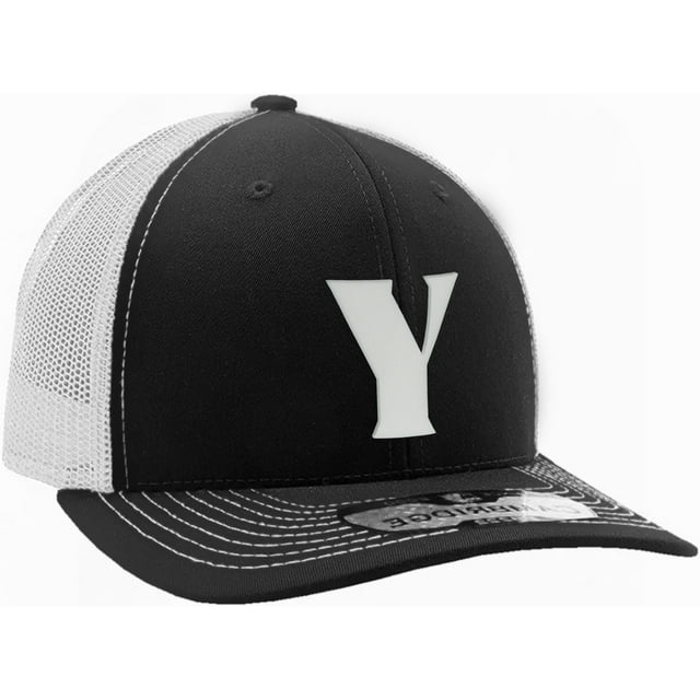 Daxton Baseball Trucker Hat 3D Capital Alphabet Letters Structured Mid ...