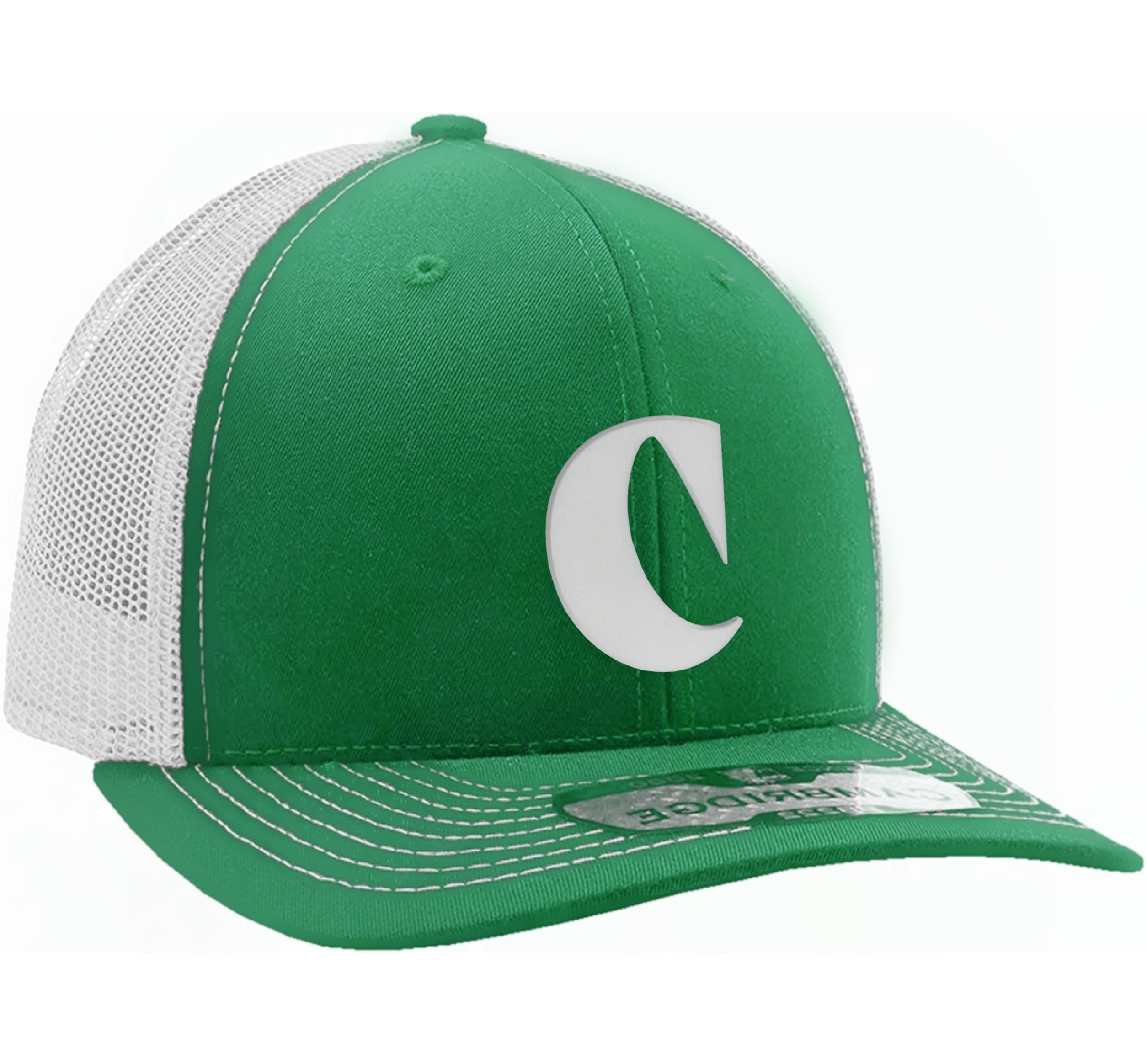 Daxton Baseball Trucker Hat 3D Capital Alphabet Letters Structured Mid ...