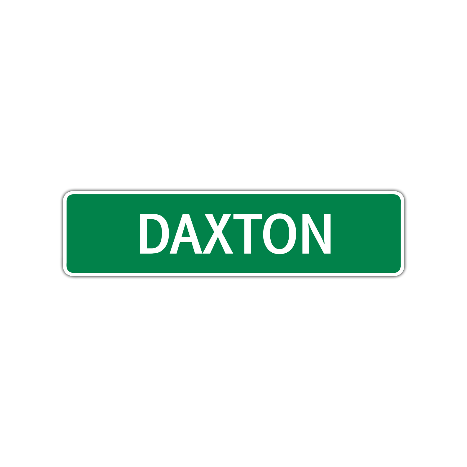 Daxton Boys Letter Printed Label Children Name Indoor Outdoor Wall ...