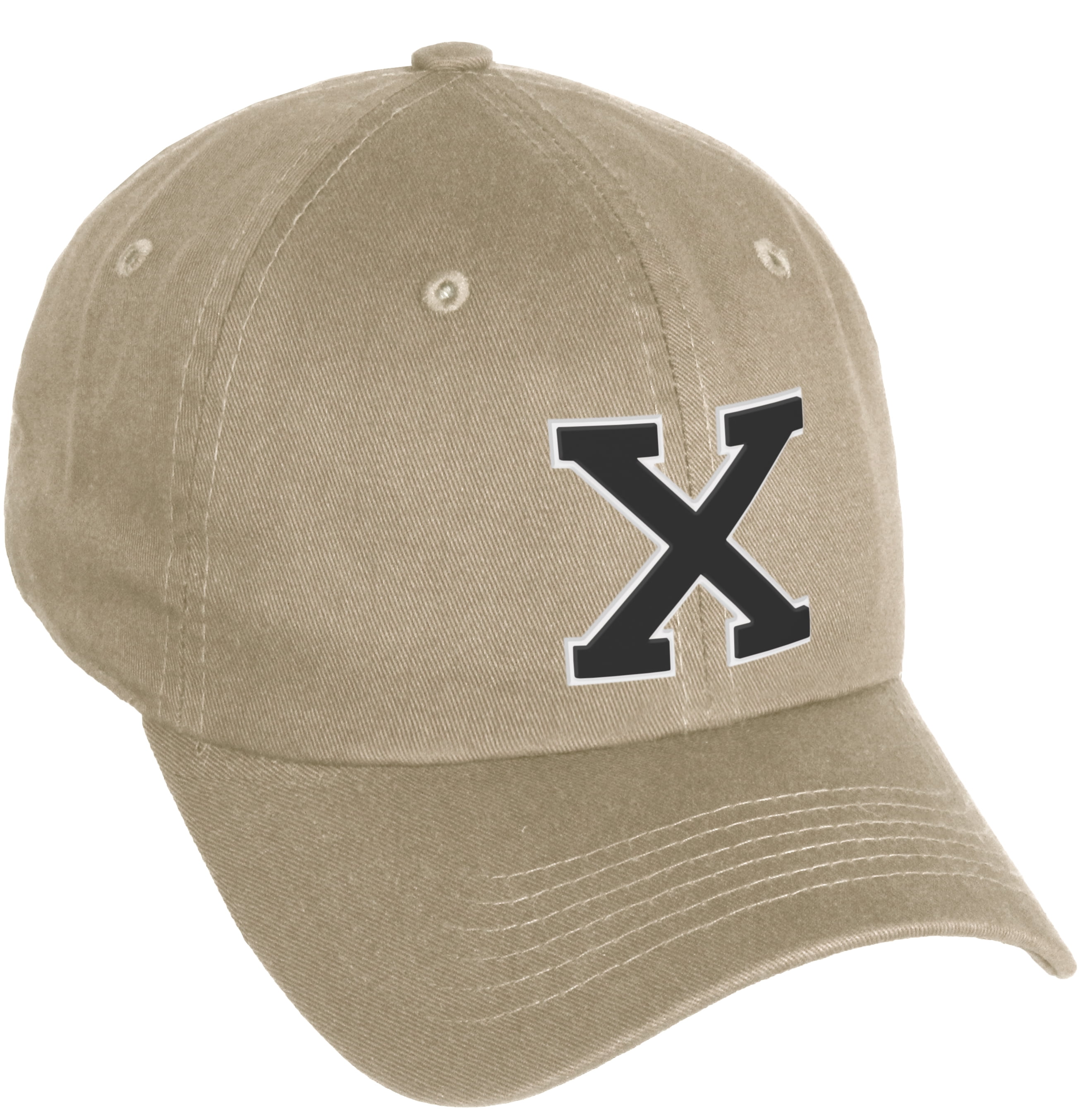 Daxton Classic 3D Varsity White Black Initial A to Z Letters Baseball ...