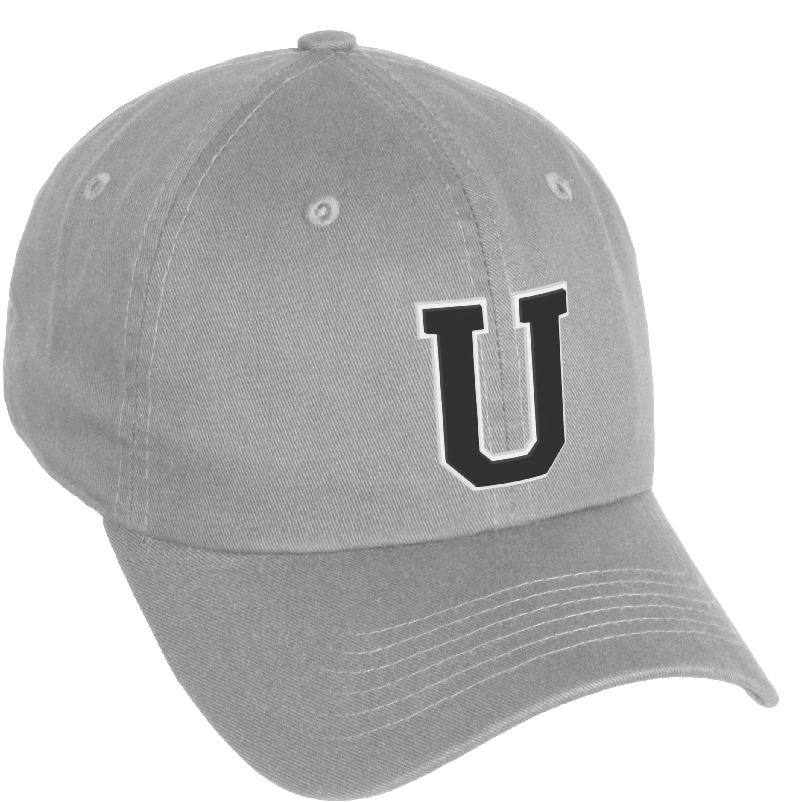 Daxton Classic 3D Varsity White Black Initial A to Z Letters Baseball ...