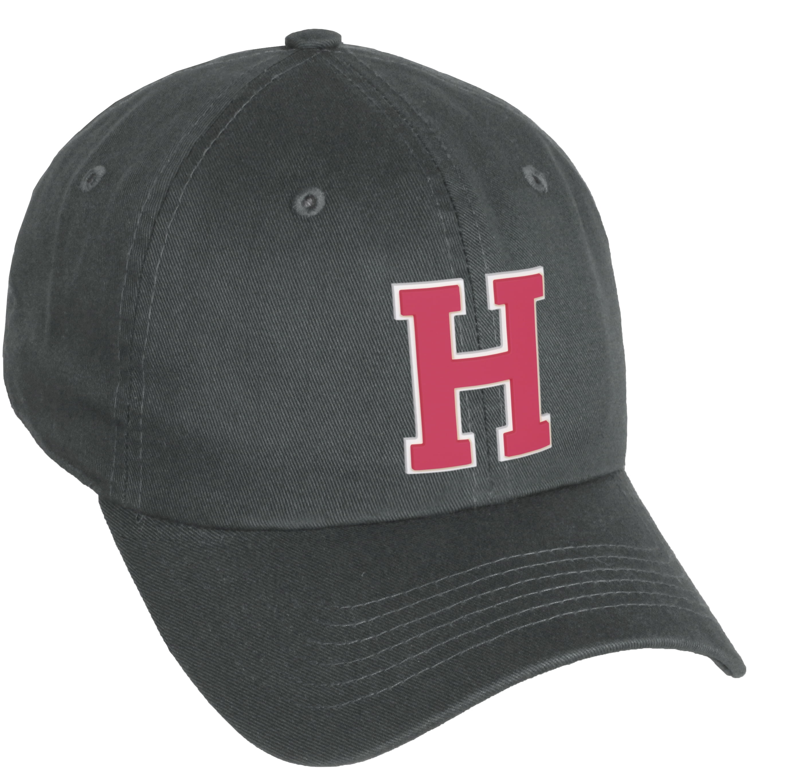 Daxton Classic 3D Varsity White Rose Initial Letters Baseball Dad Hat ...