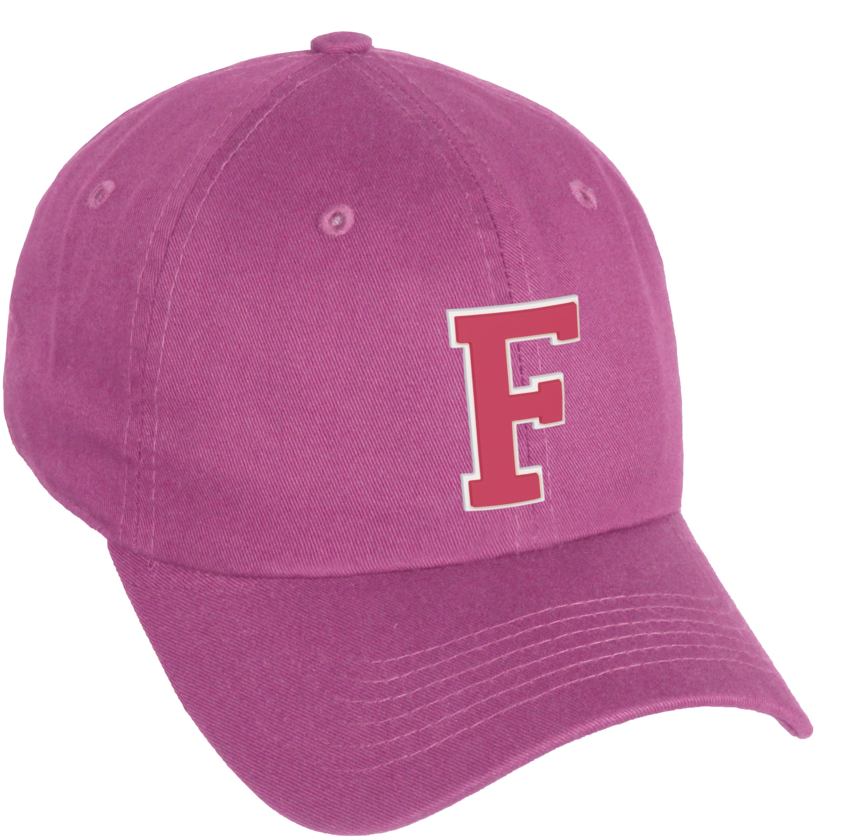 Daxton Classic 3D Varsity White Rose Initial Letters Baseball Dad Hat ...
