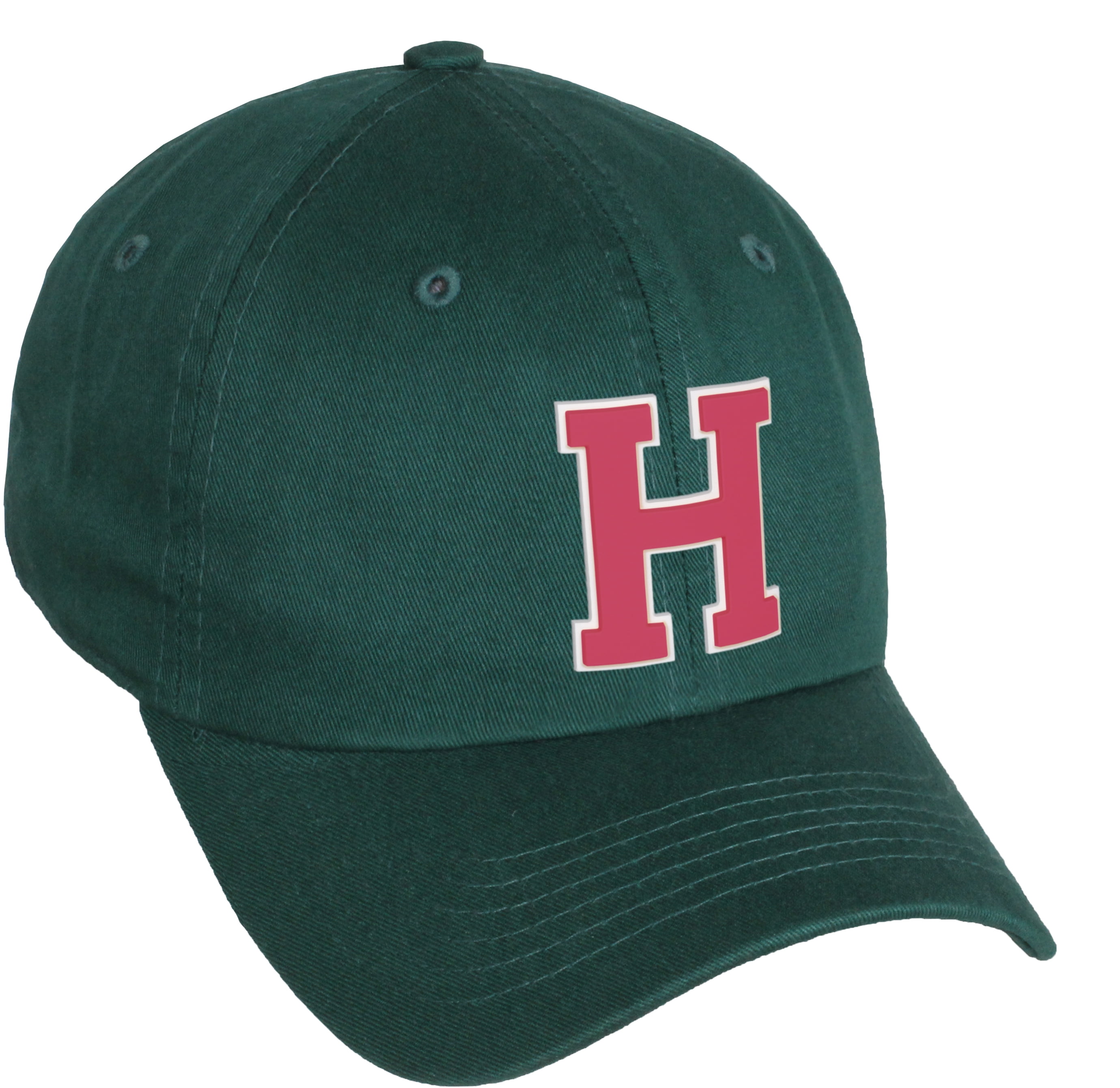 Daxton Classic 3D Varsity White Rose Initial Letters Baseball Dad Hat ...