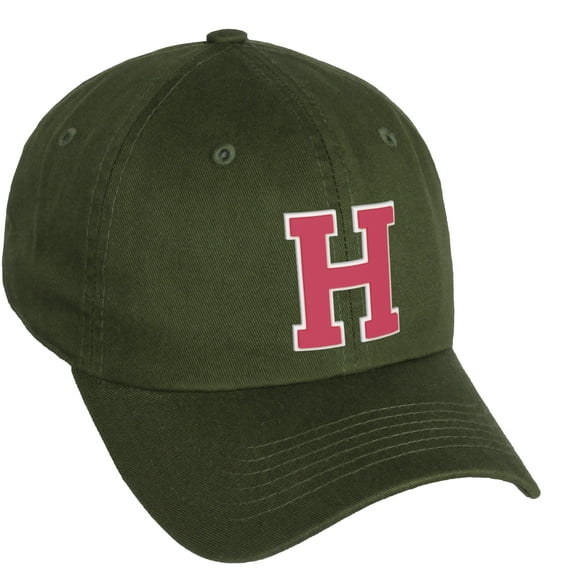Daxton Classic 3D Varsity White Rose Initial Letters Baseball Dad Hat ...