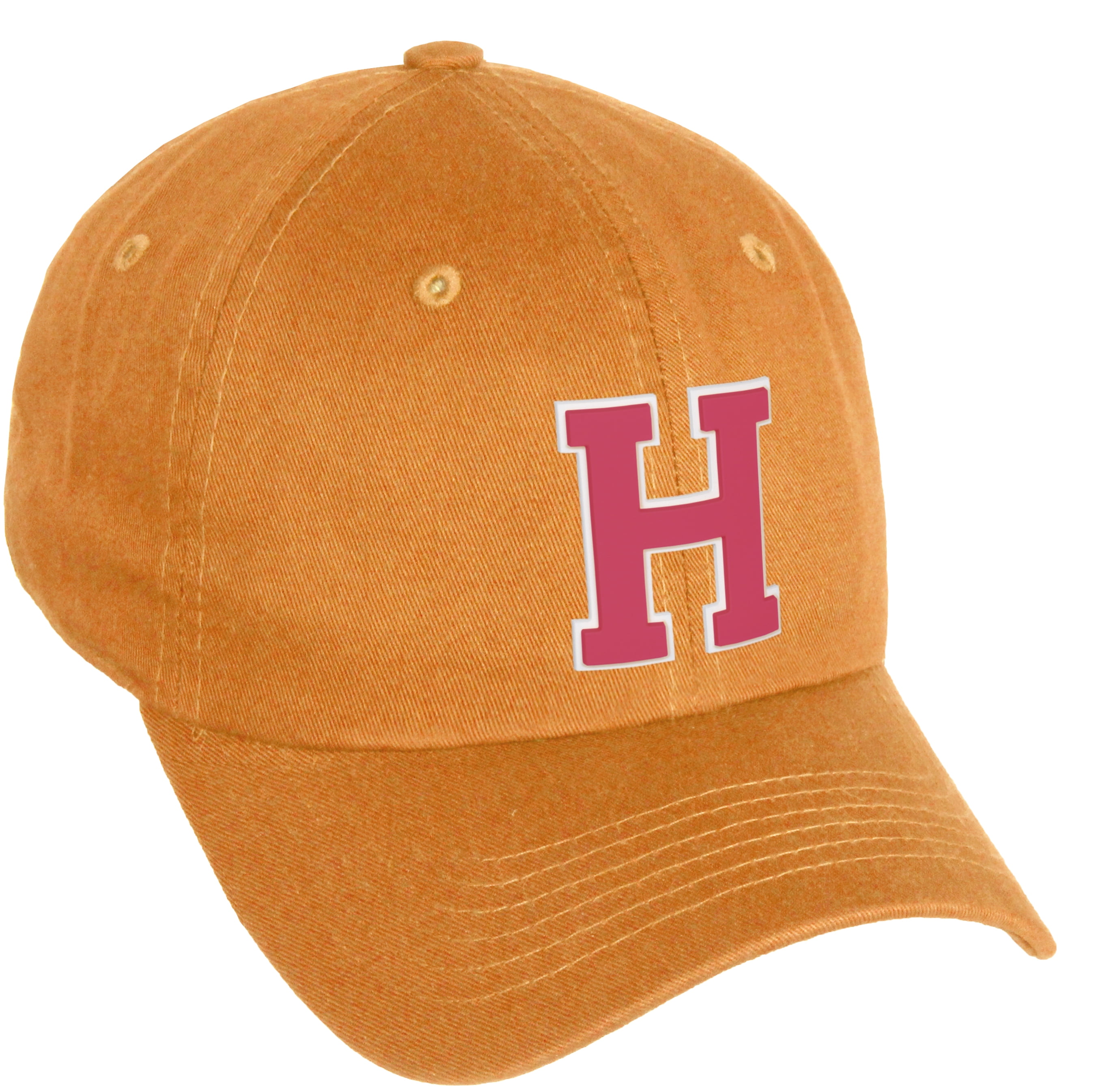 Daxton Classic 3D Varsity White Rose Initial Letters Baseball Dad Hat ...