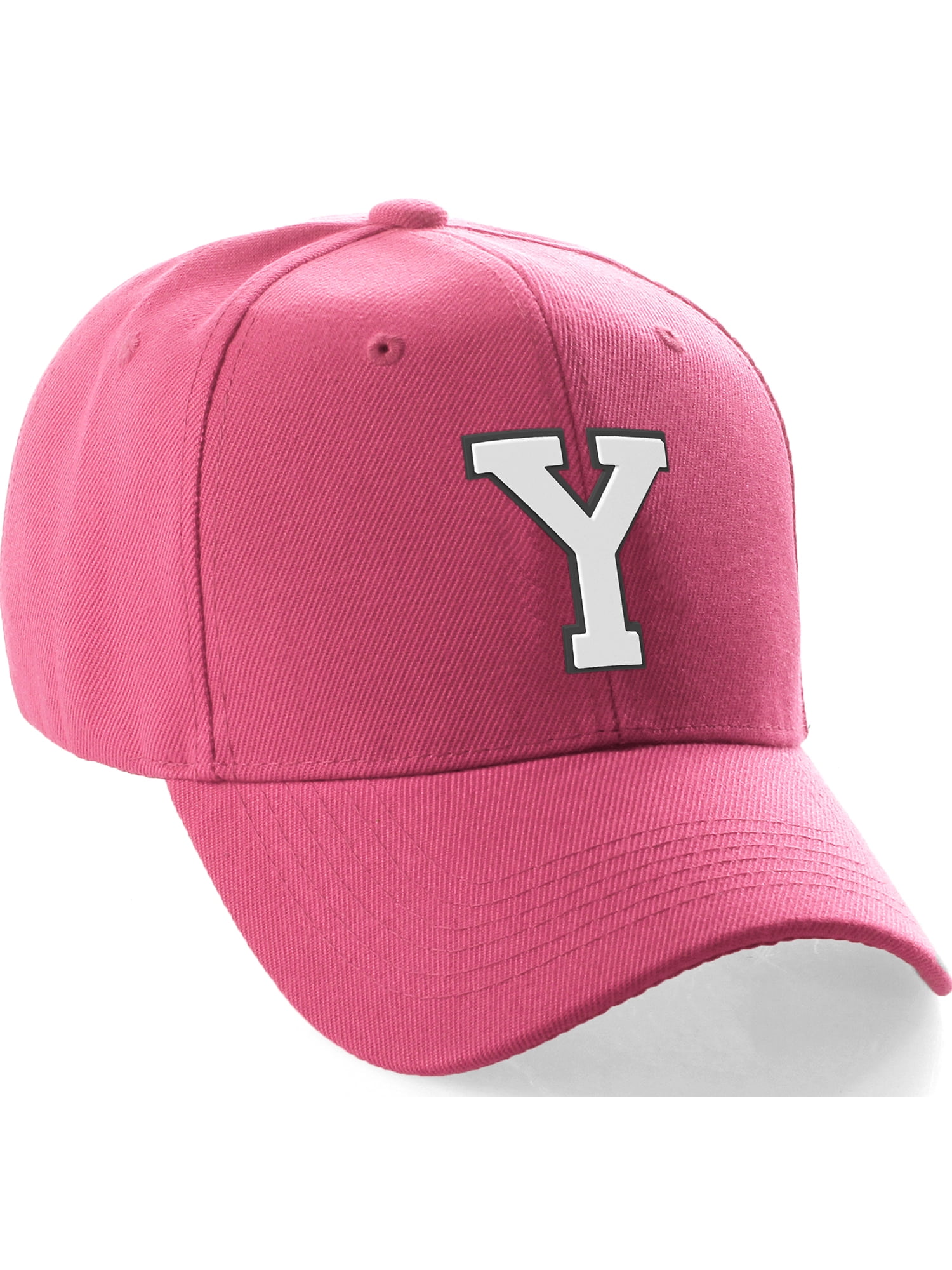 Daxton Classic Baseball Hat Custom A to Z Initial Team Black White ...