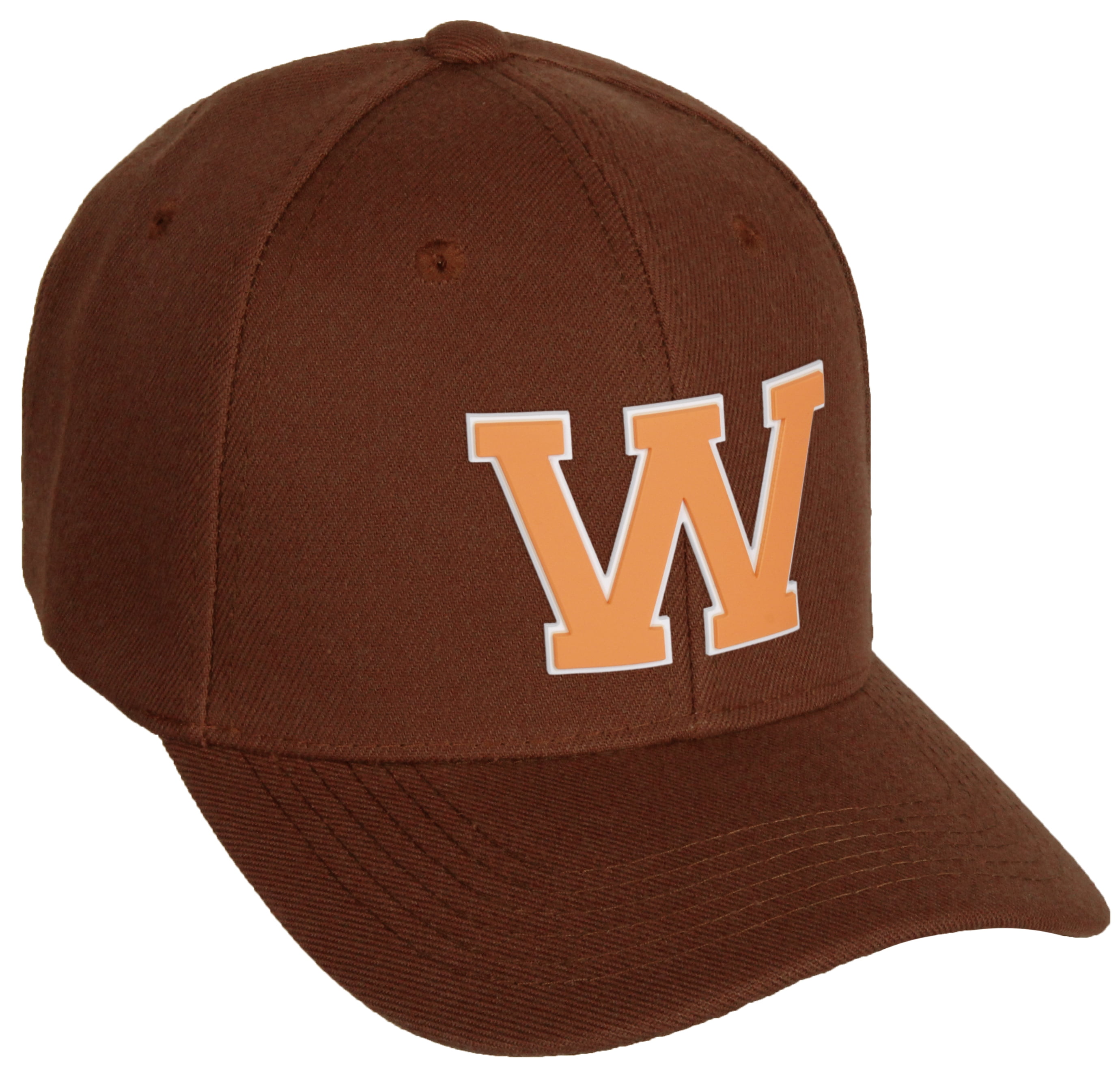 Daxton Classic Baseball Hat Custom A to Z Initial Team White Neon ...