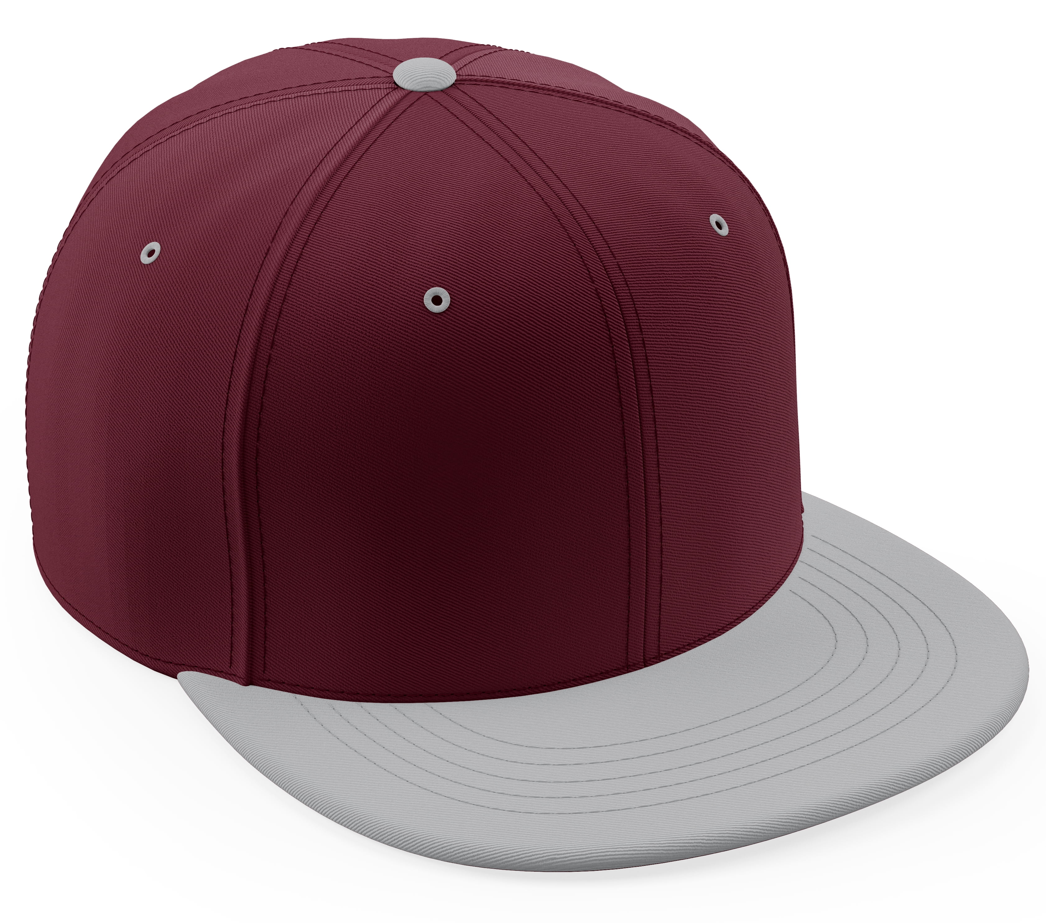 Daxton Classic Blank Snapback Flat Bill Visor Hat Cap Adjustable Back ...