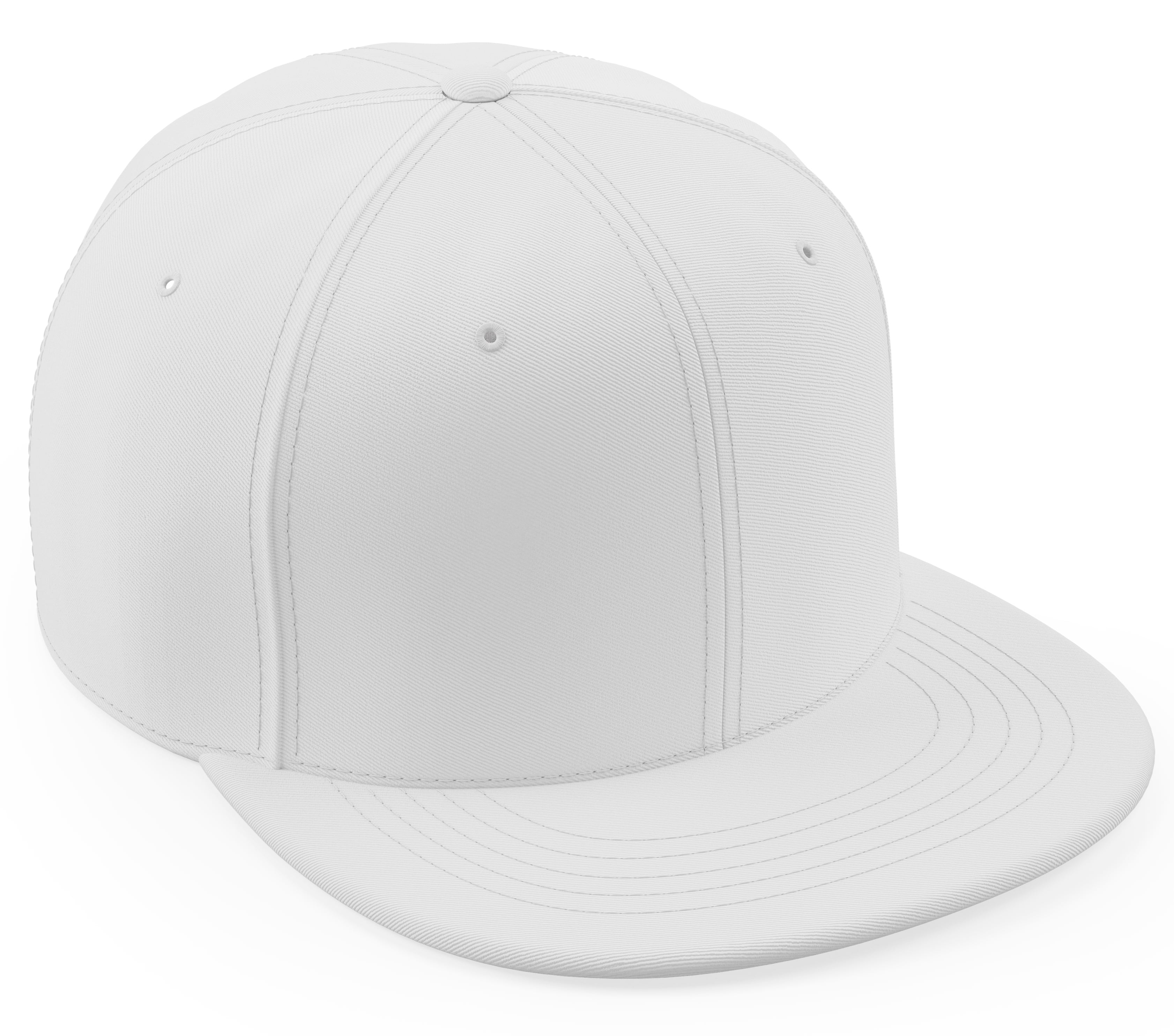 Daxton Classic Blank Snapback Flat Bill Visor Hat Cap Adjustable Back ...