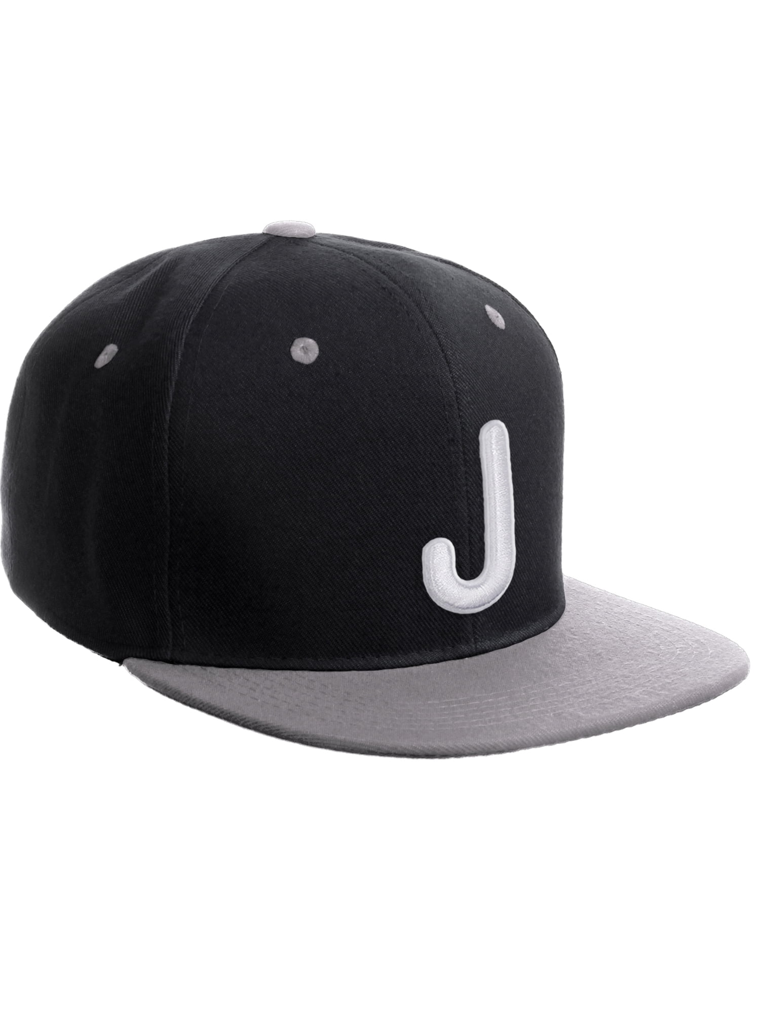 Daxton Classic Snapback 3D Alphabet A to Z Numbers Embroidered Initials ...