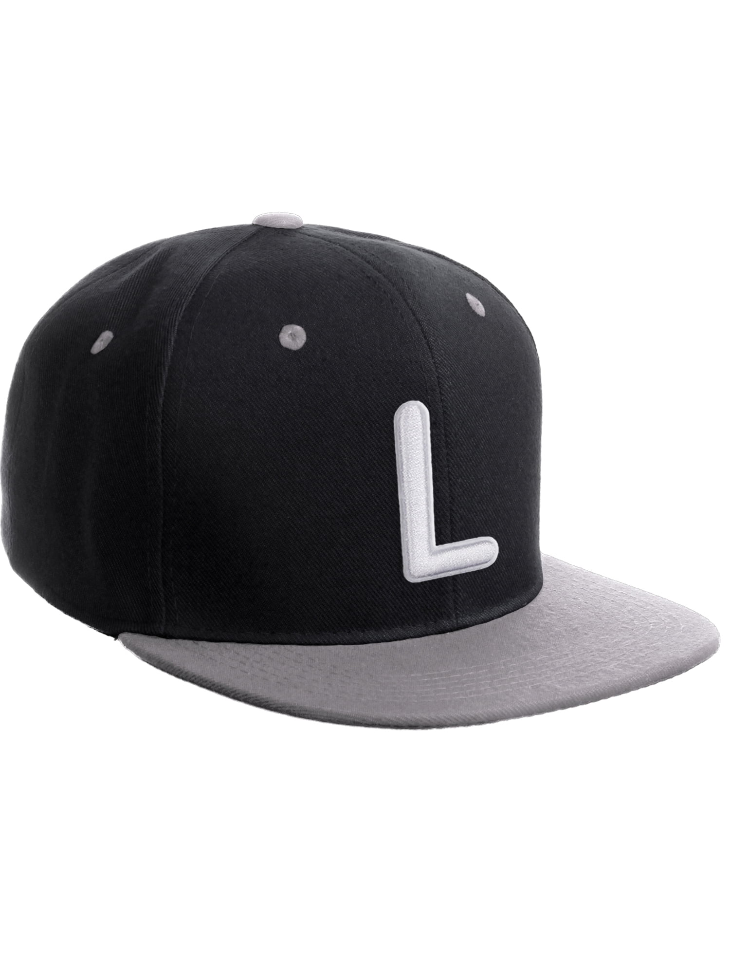 Daxton Classic Snapback 3D Alphabet A to Z Numbers Embroidered Initials ...