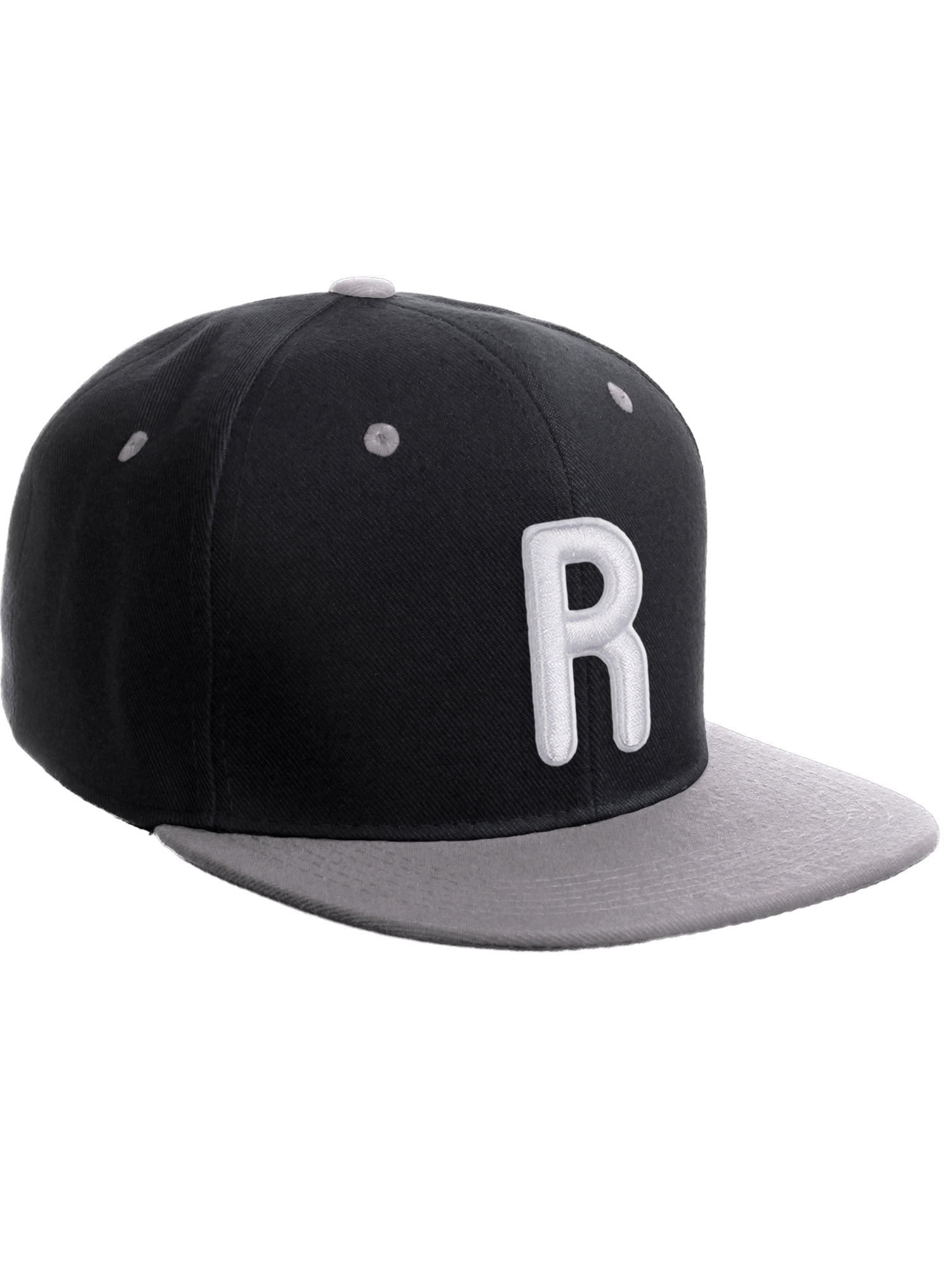 Daxton Classic Snapback 3D Alphabet A to Z Numbers Embroidered Initials ...