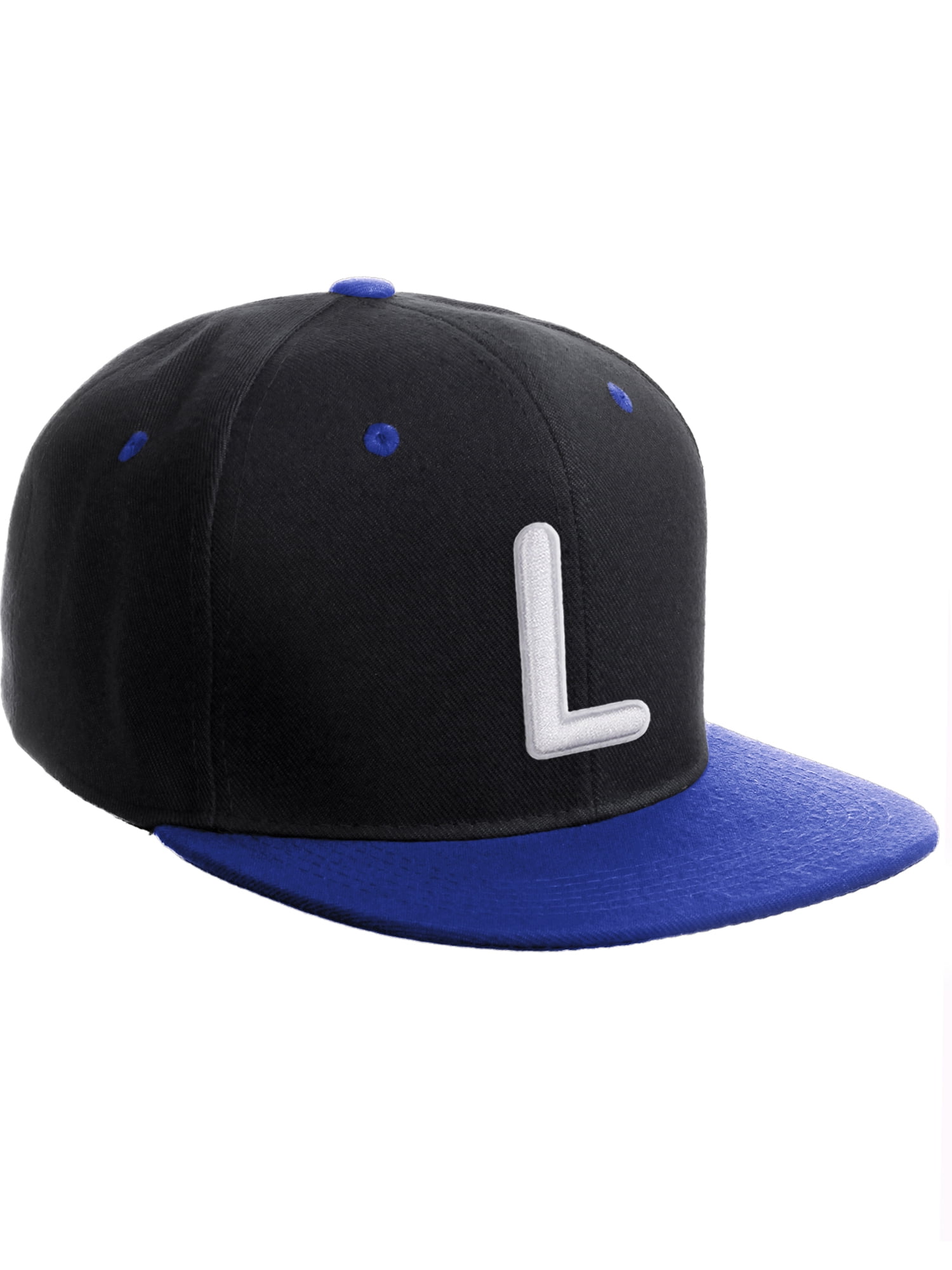 Daxton Classic Snapback 3D Alphabet A to Z Numbers Embroidered Initials ...