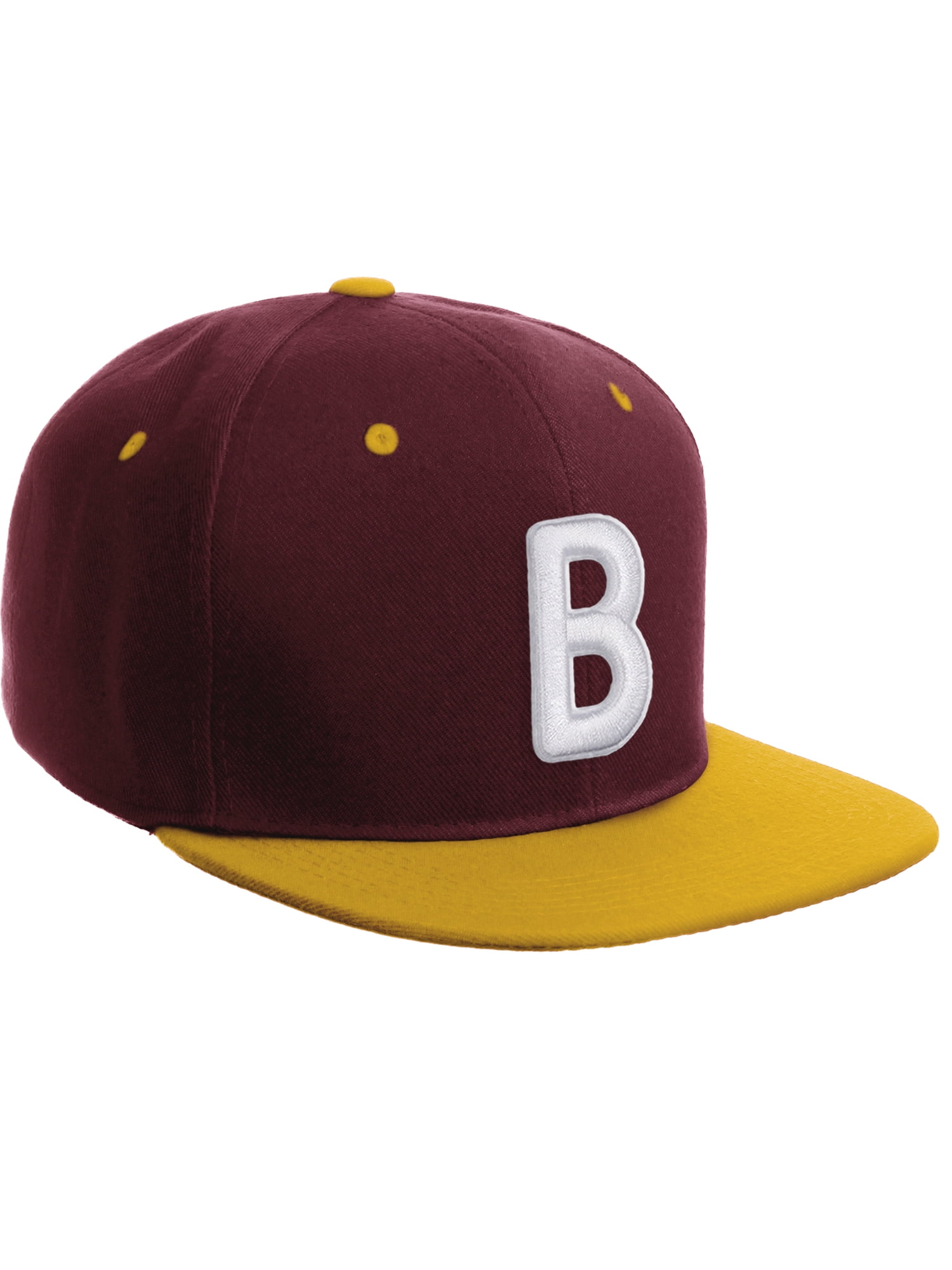 Daxton Classic Snapback 3D Alphabet A to Z Numbers Embroidered Initials ...