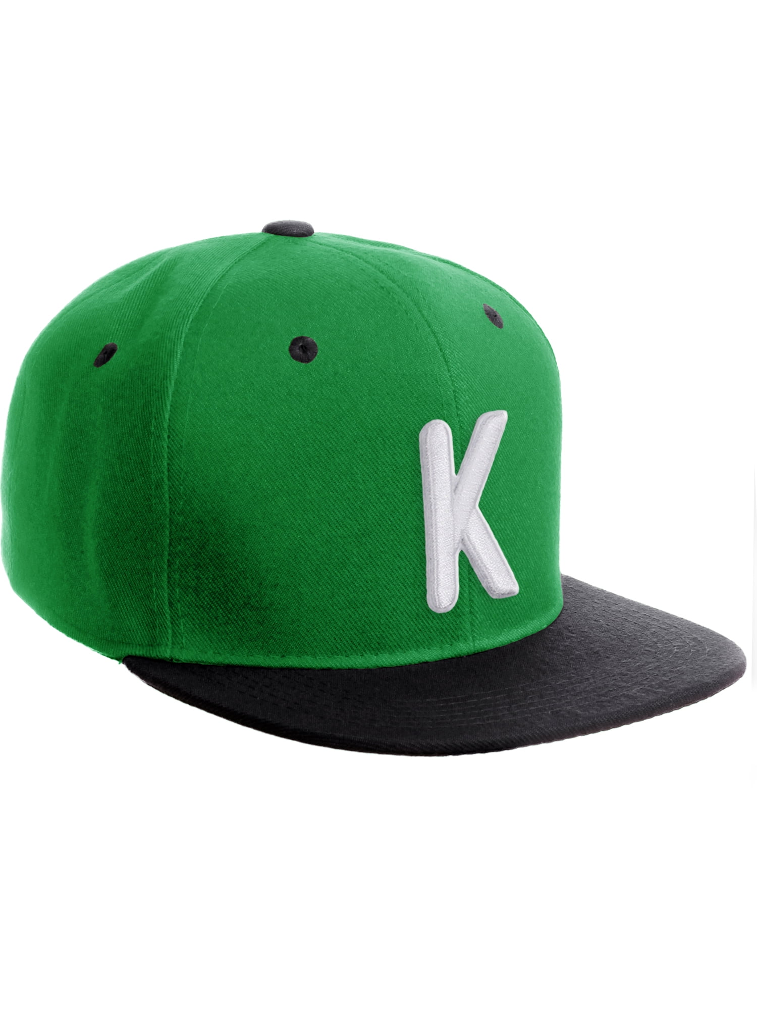 Daxton Classic Snapback 3D Alphabet A to Z Numbers Embroidered Initials ...
