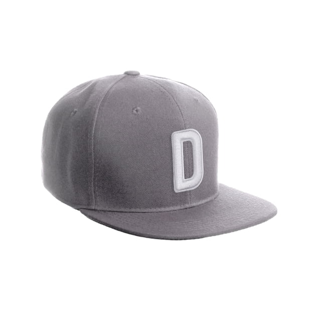 Daxton Classic Snapback 3D Alphabet A to Z Numbers Embroidered Initials ...