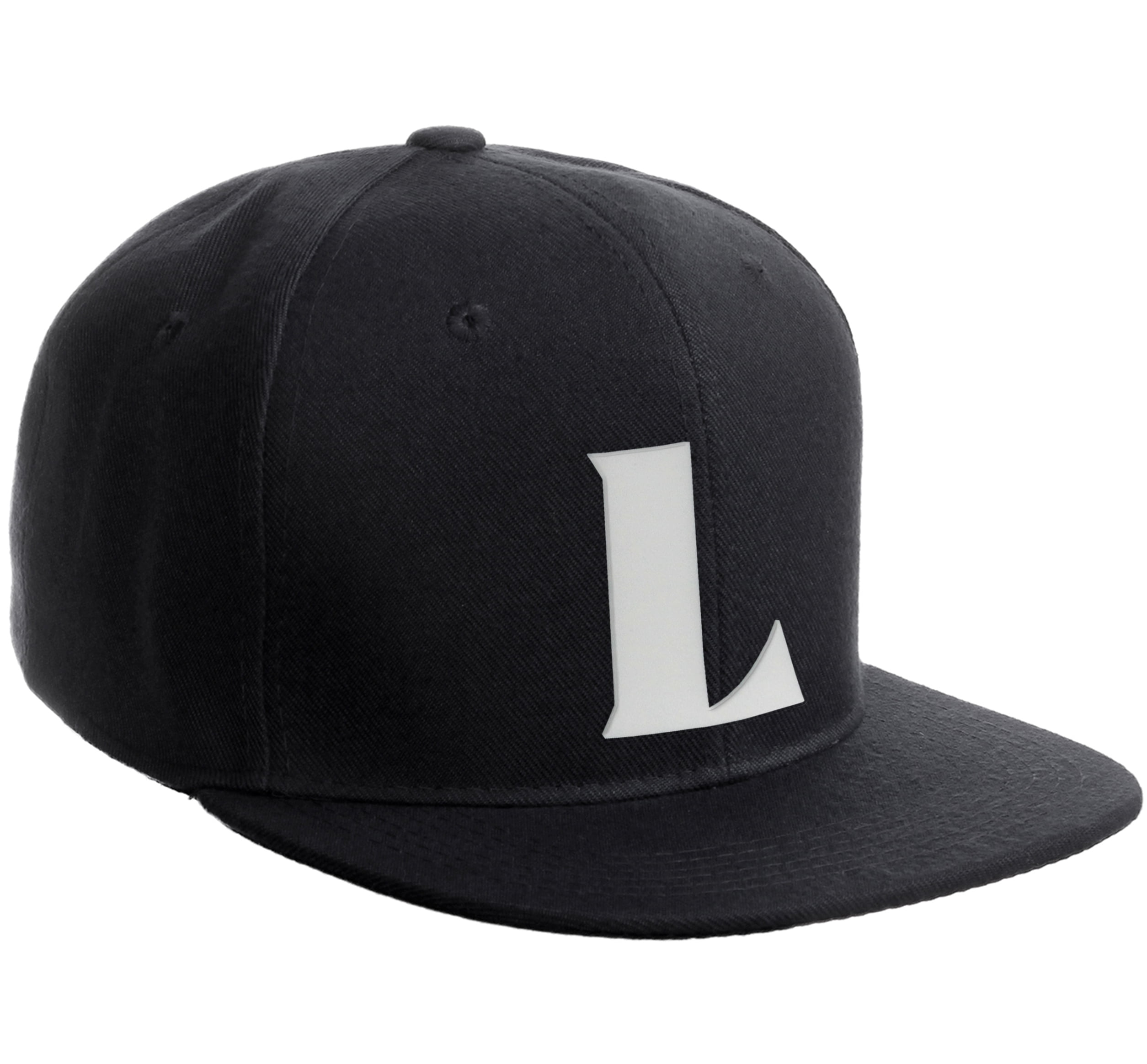 Daxton Classic Snapback Hat 3D Capital Alphabet Letters Flat Bill Visor ...