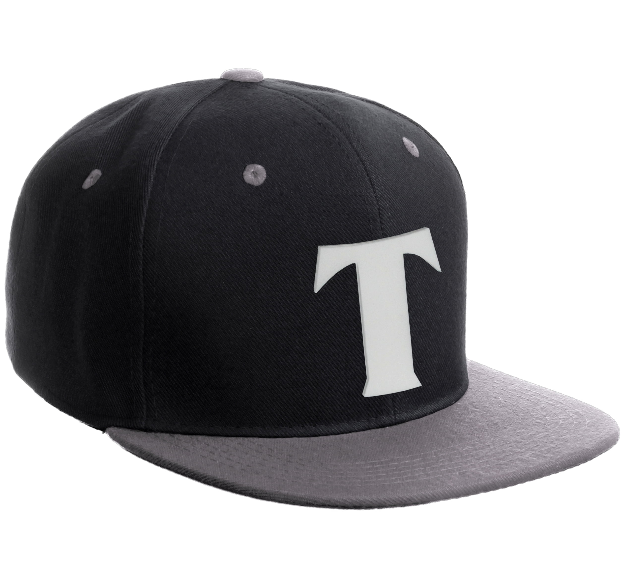 Daxton Classic Snapback Hat 3D Capital Alphabet Letters Flat Bill Visor ...