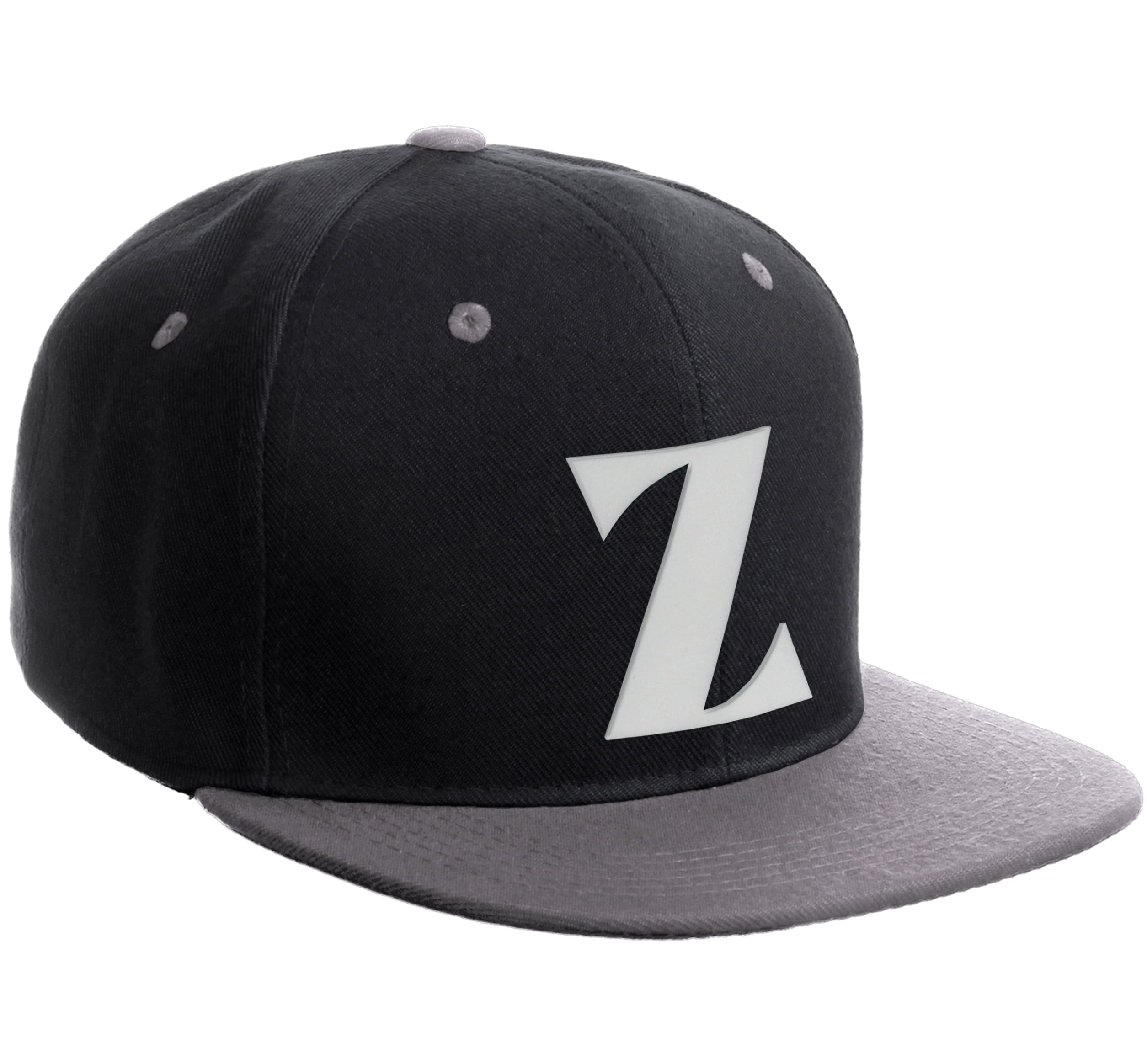 Daxton Classic Snapback Hat 3D Capital Alphabet Letters Flat Bill Visor ...