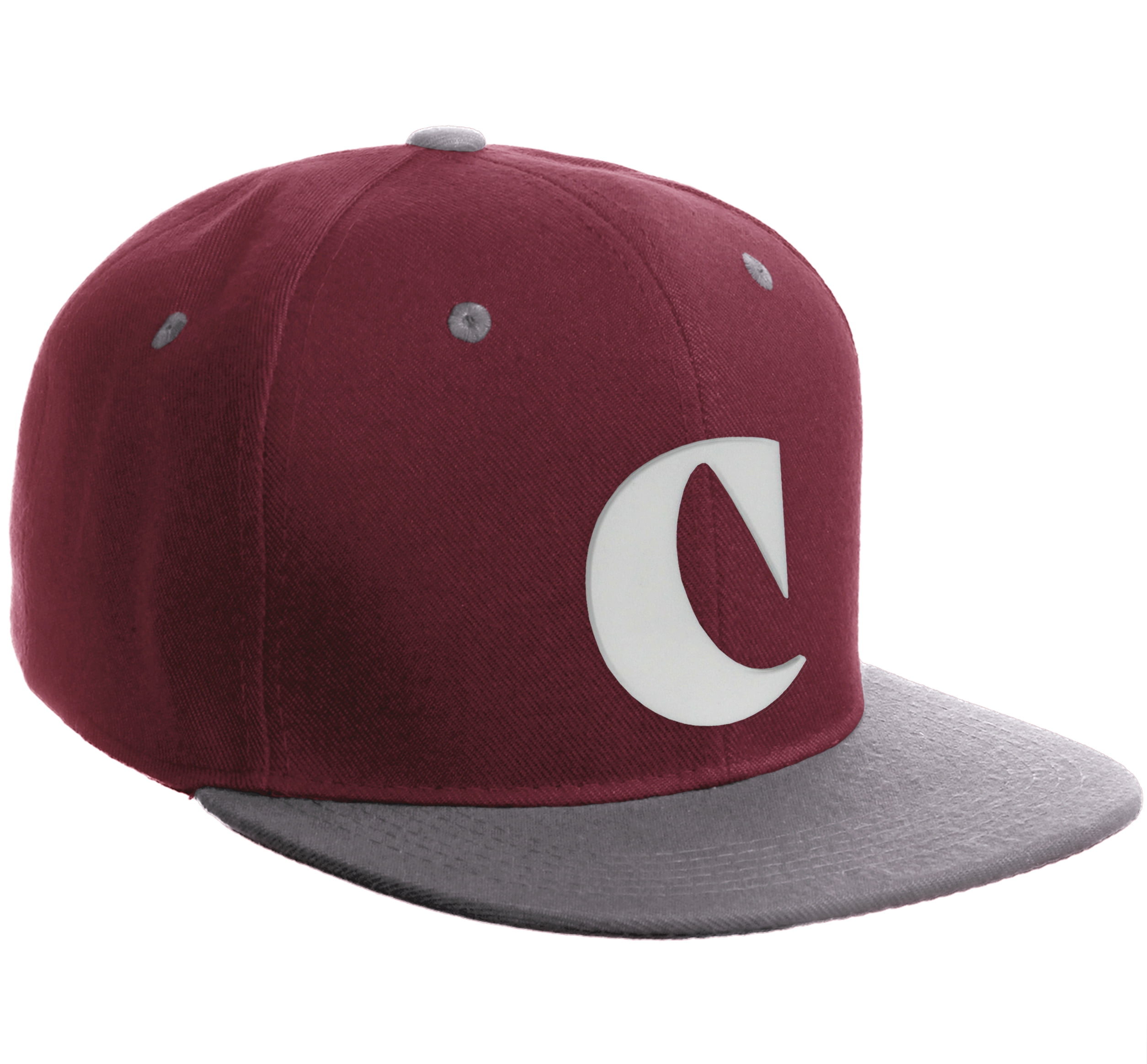 Daxton Classic Snapback Hat 3D Capital Alphabet Letters Flat Bill Visor ...
