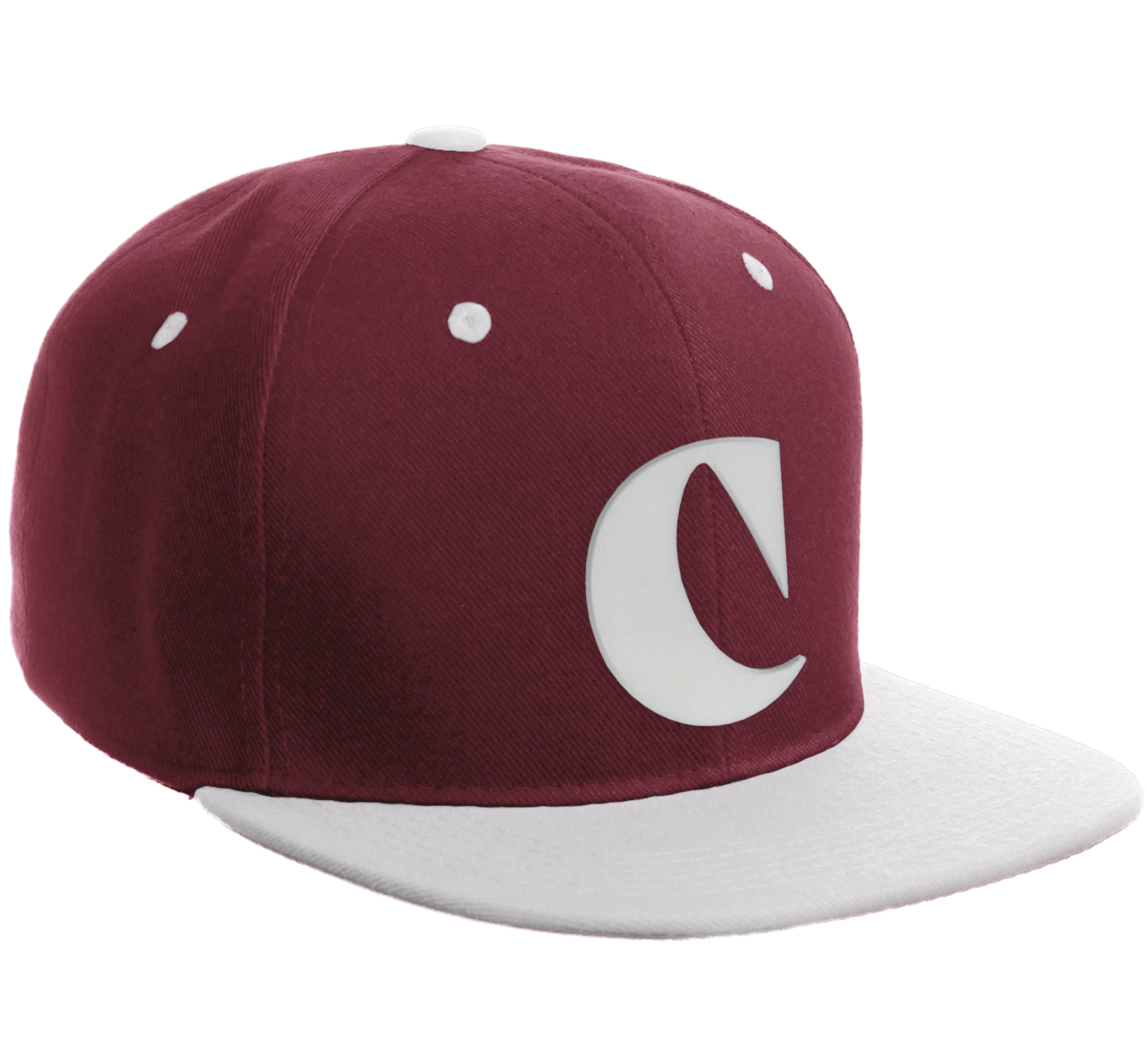 Daxton Classic Snapback Hat 3D Capital Alphabet Letters Flat Bill Visor ...