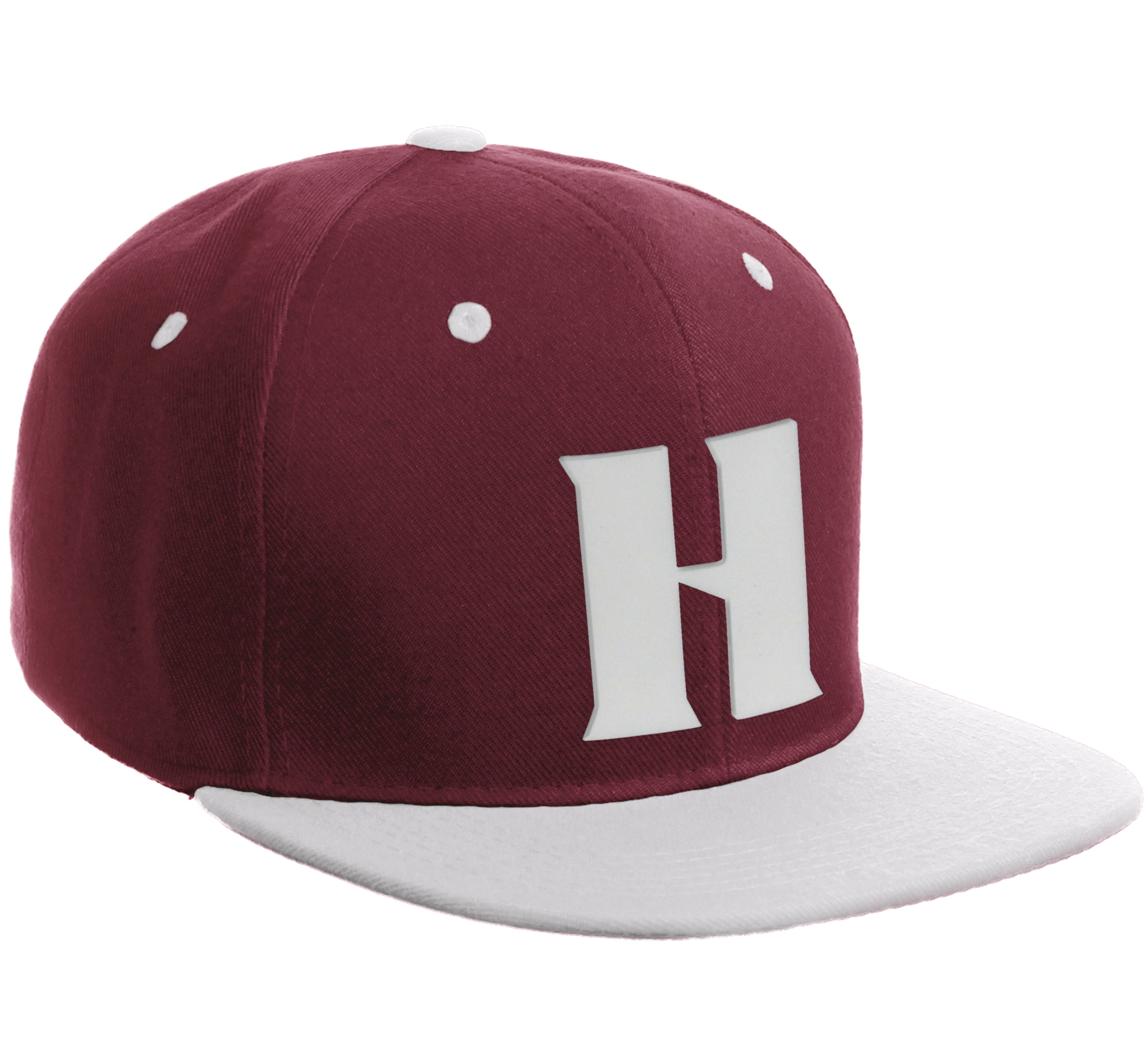 Daxton Classic Snapback Hat 3D Capital Alphabet Letters Flat Bill Visor ...